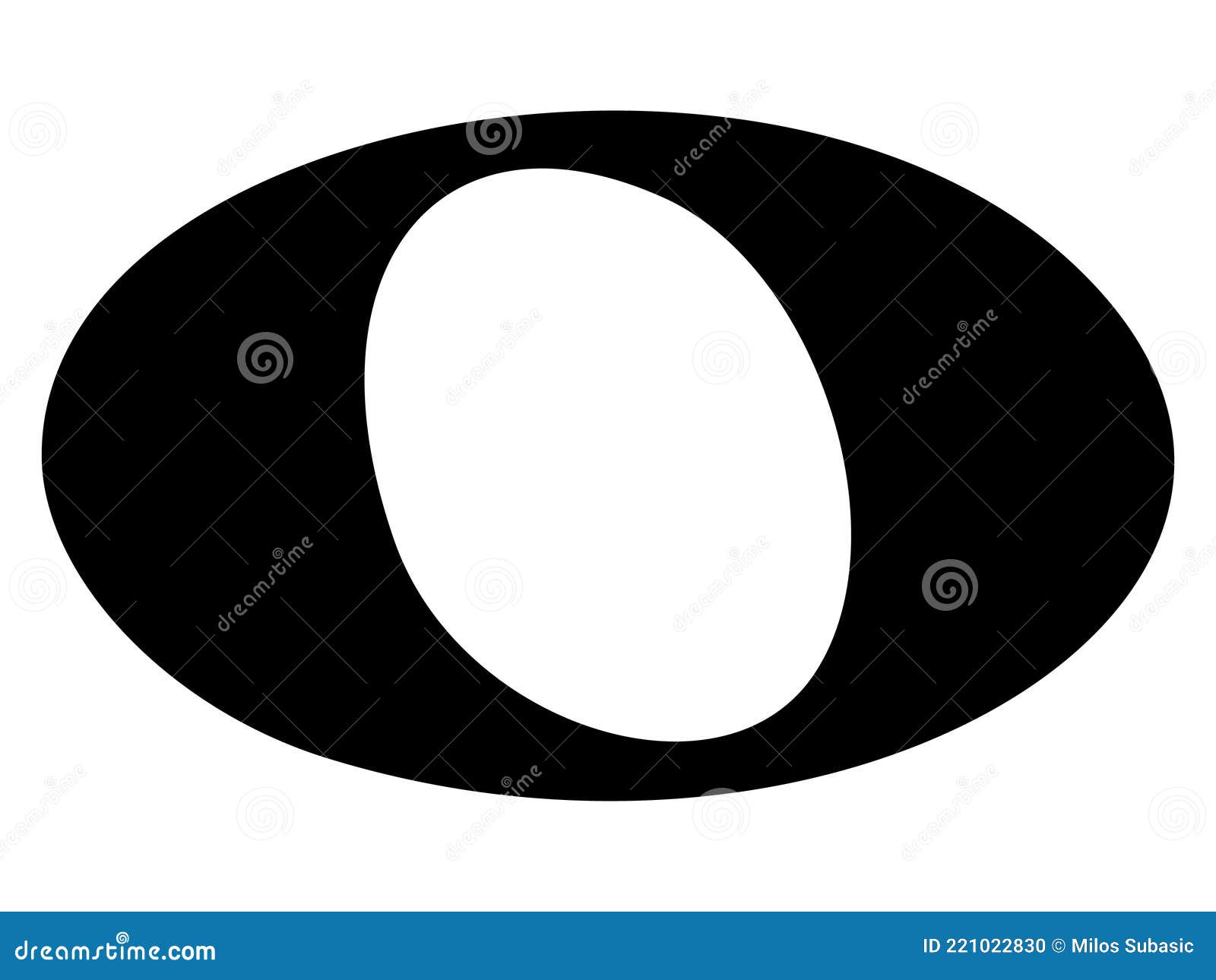 Black Music Symbol of Whole Note Stock Vector - Illustration of ...