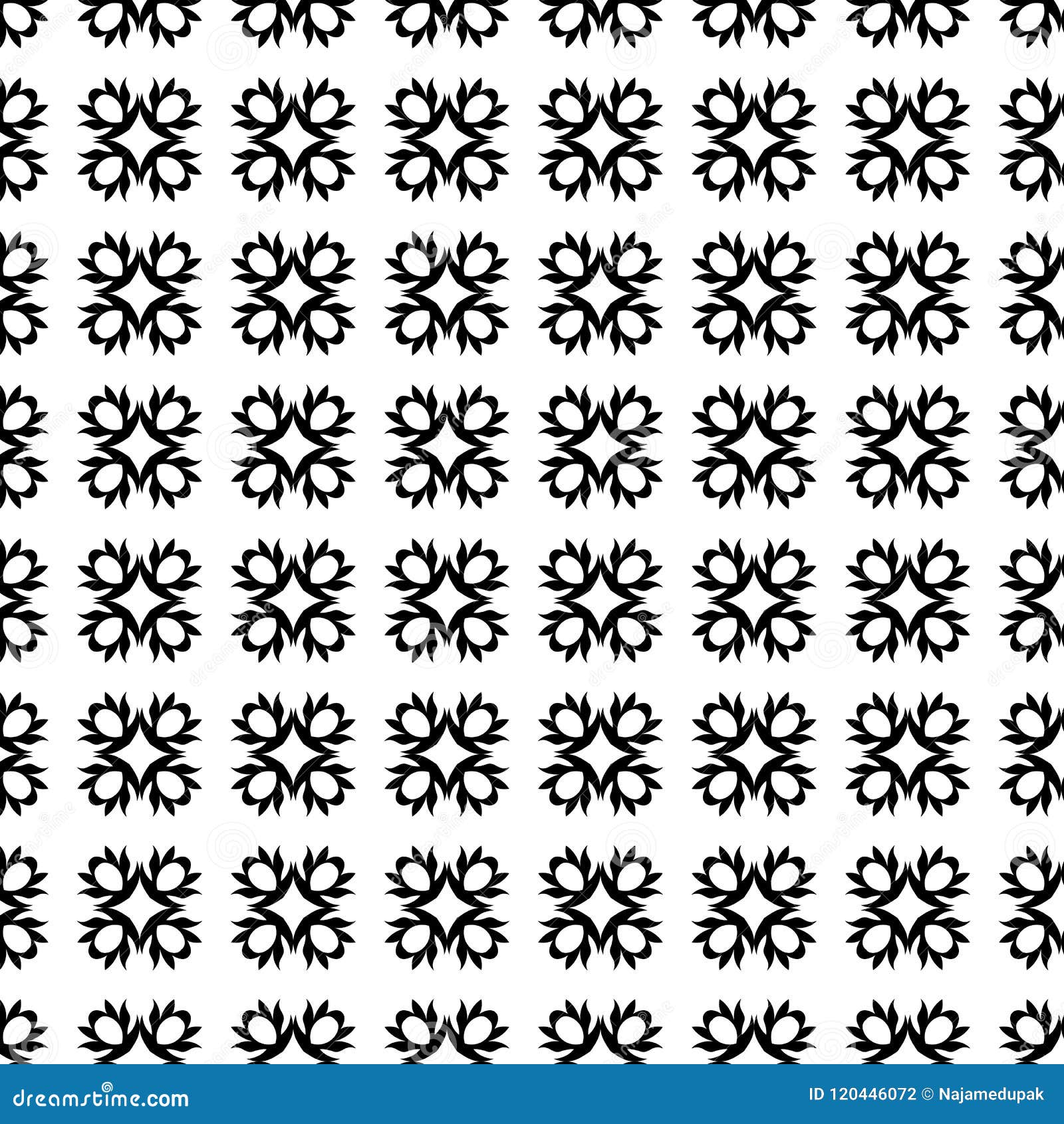 Black and White Decorative Pattern for Wallpaper, Textile Designing and ...