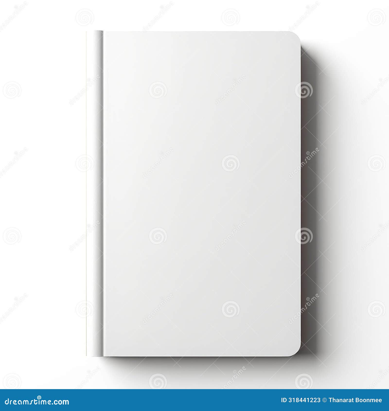 Vector Illustration of a Blank Book Isolated on White, Ai Generated ...
