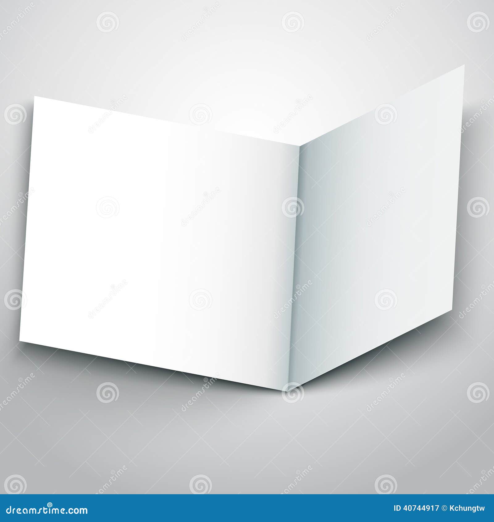 Vector Illustration of Blank White Flyer Stock Vector - Illustration of ...