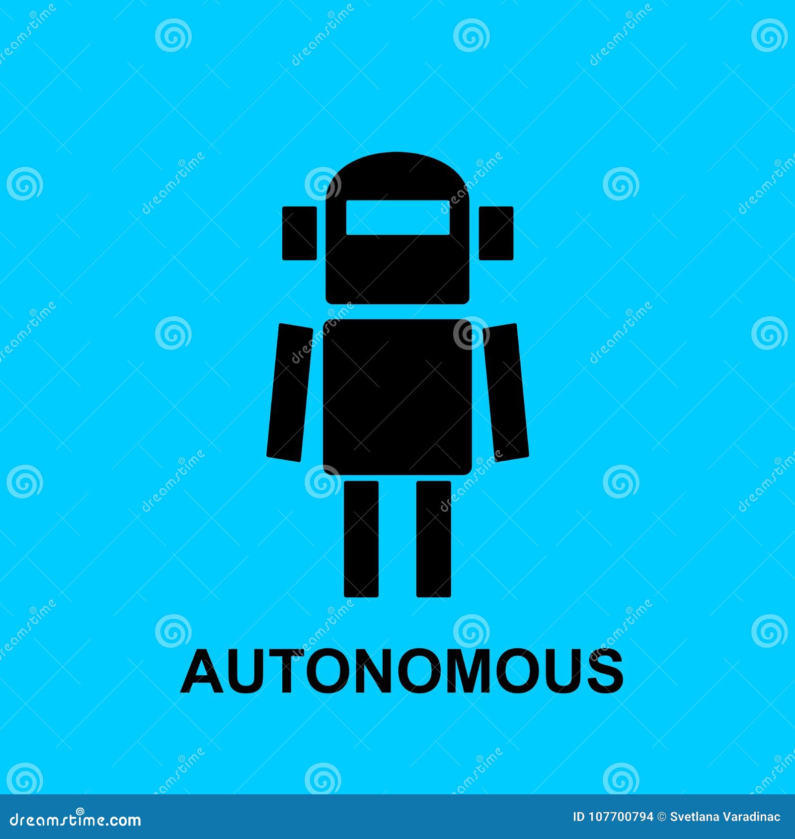 Block Chain Flat Icon. Autonomous Symbol. Stock Vector - Illustration ...