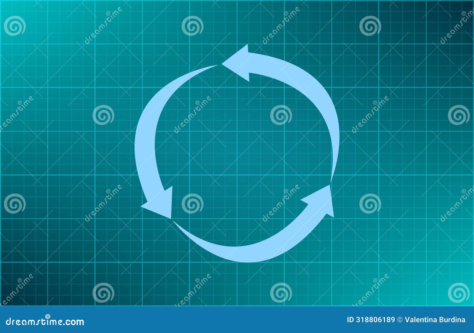 Vector Illustration Blue Background Stock Vector - Illustration of redo ...