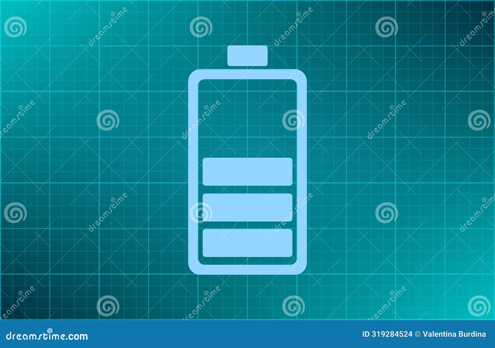 Vector Illustration Blue Background Stock Vector - Illustration of ...