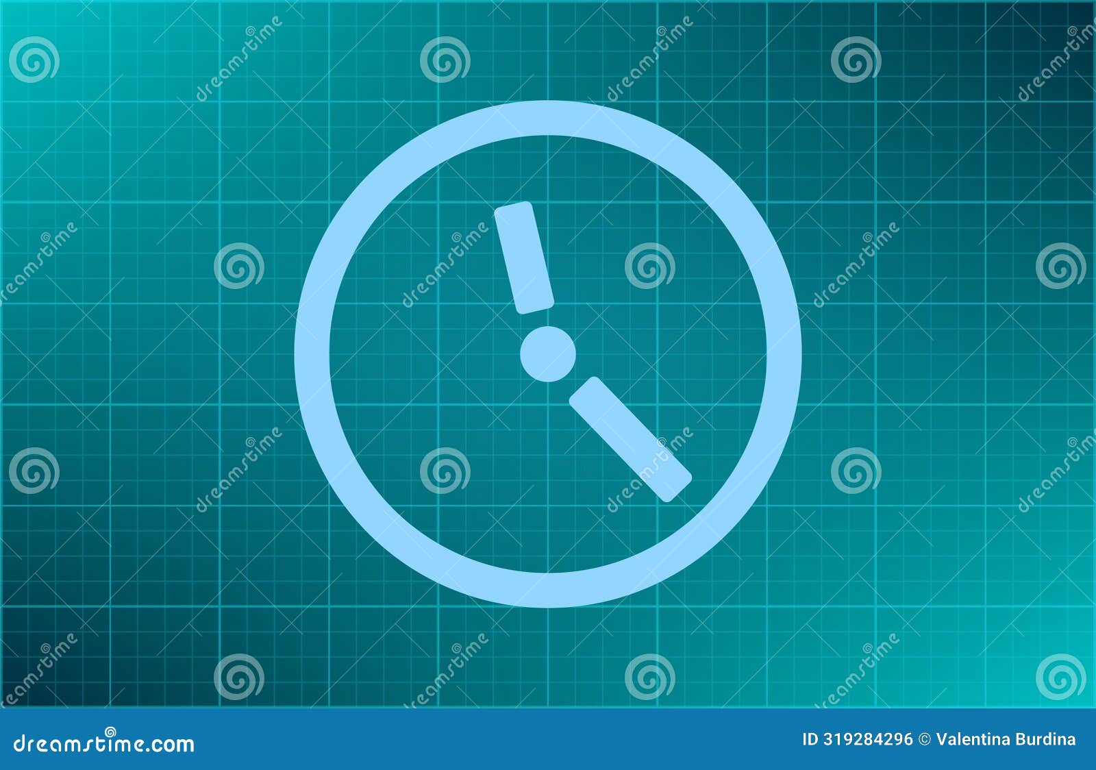 Vector Illustration Blue Background Stock Vector - Illustration of ...