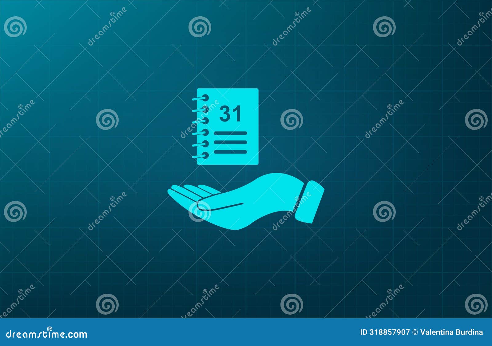 Vector Illustration, Blue Background Stock Vector - Illustration of ...