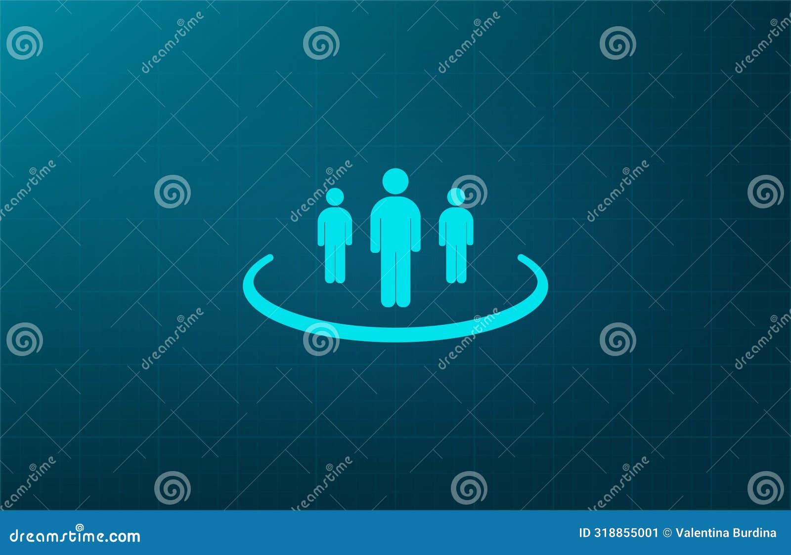 Vector Illustration, Blue Background Stock Vector - Illustration of ...