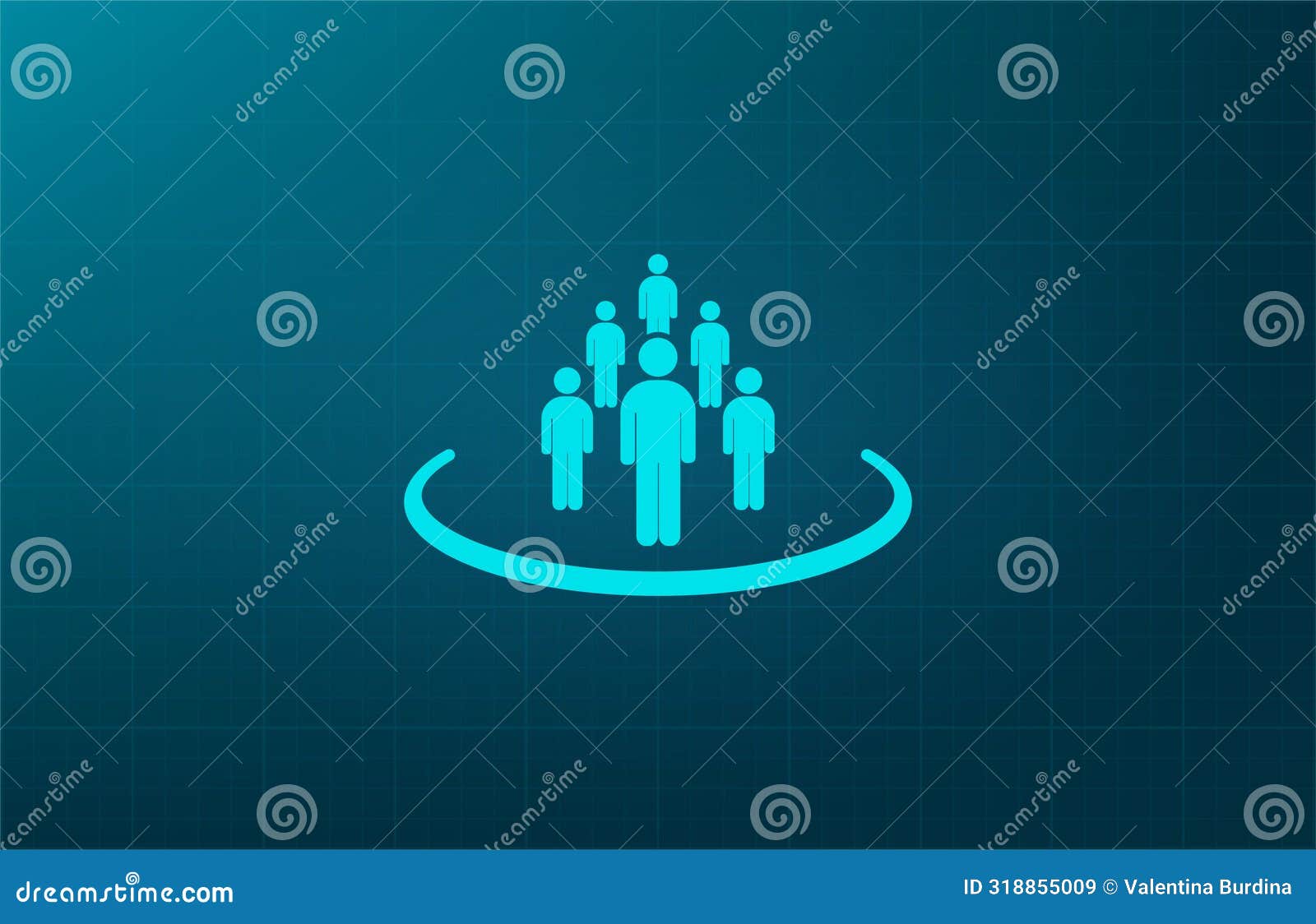 Vector Illustration, Blue Background Stock Vector - Illustration of ...