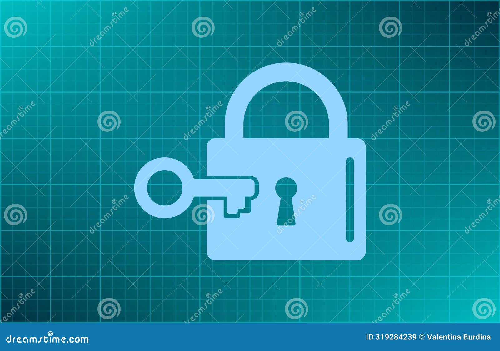 Vector Illustration Blue Background Stock Vector - Illustration of ...