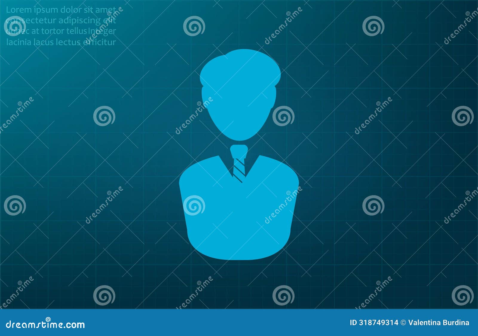 Vector Illustration, Blue Background Stock Vector - Illustration of ...