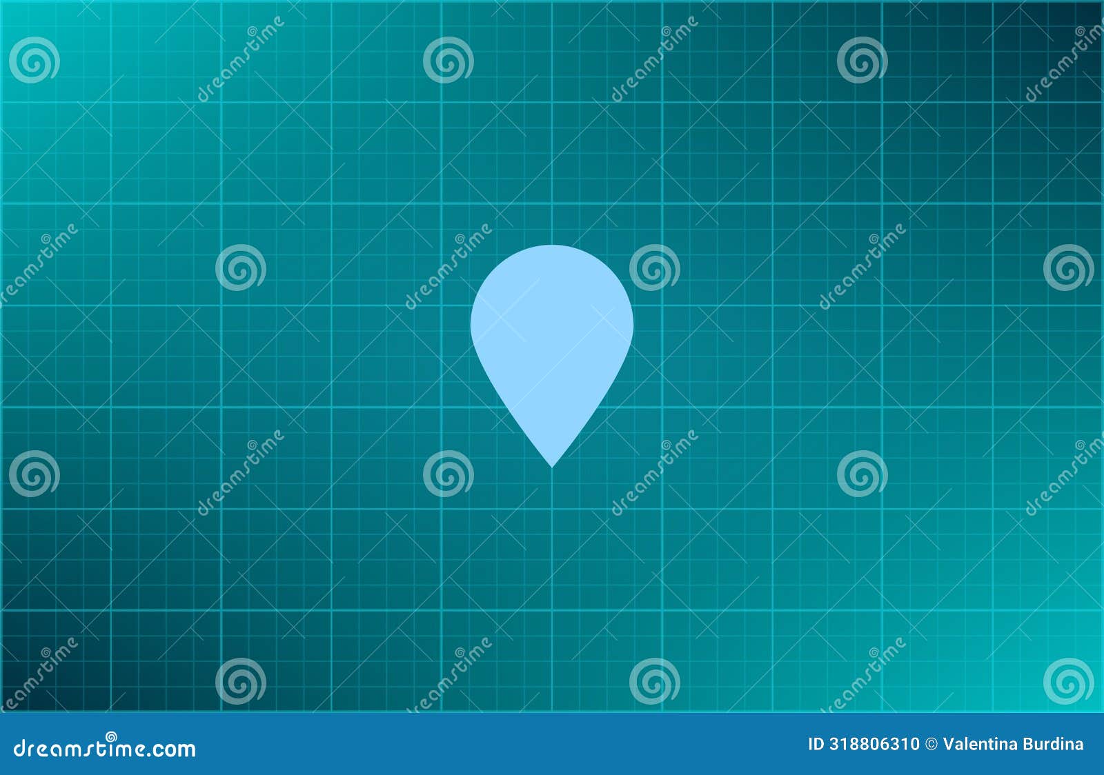 Vector Illustration Blue Background Stock Vector - Illustration of ...