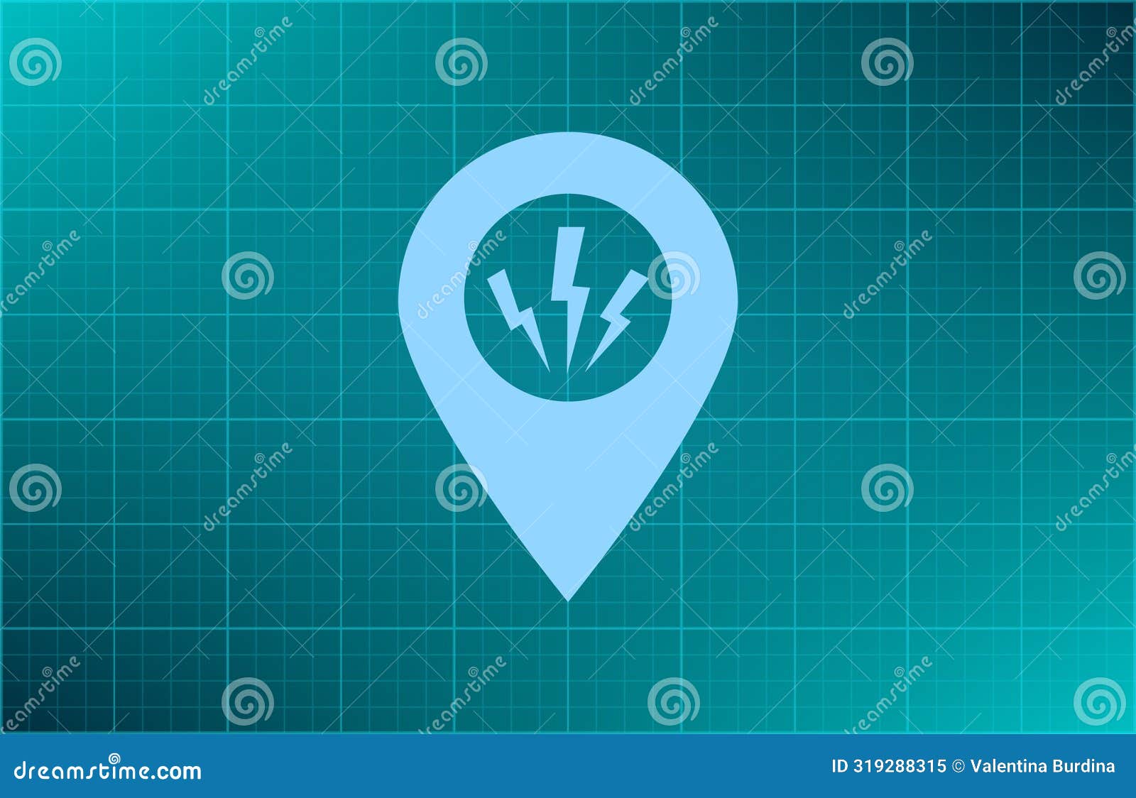 Vector Illustration Blue Background Stock Vector - Illustration of ...