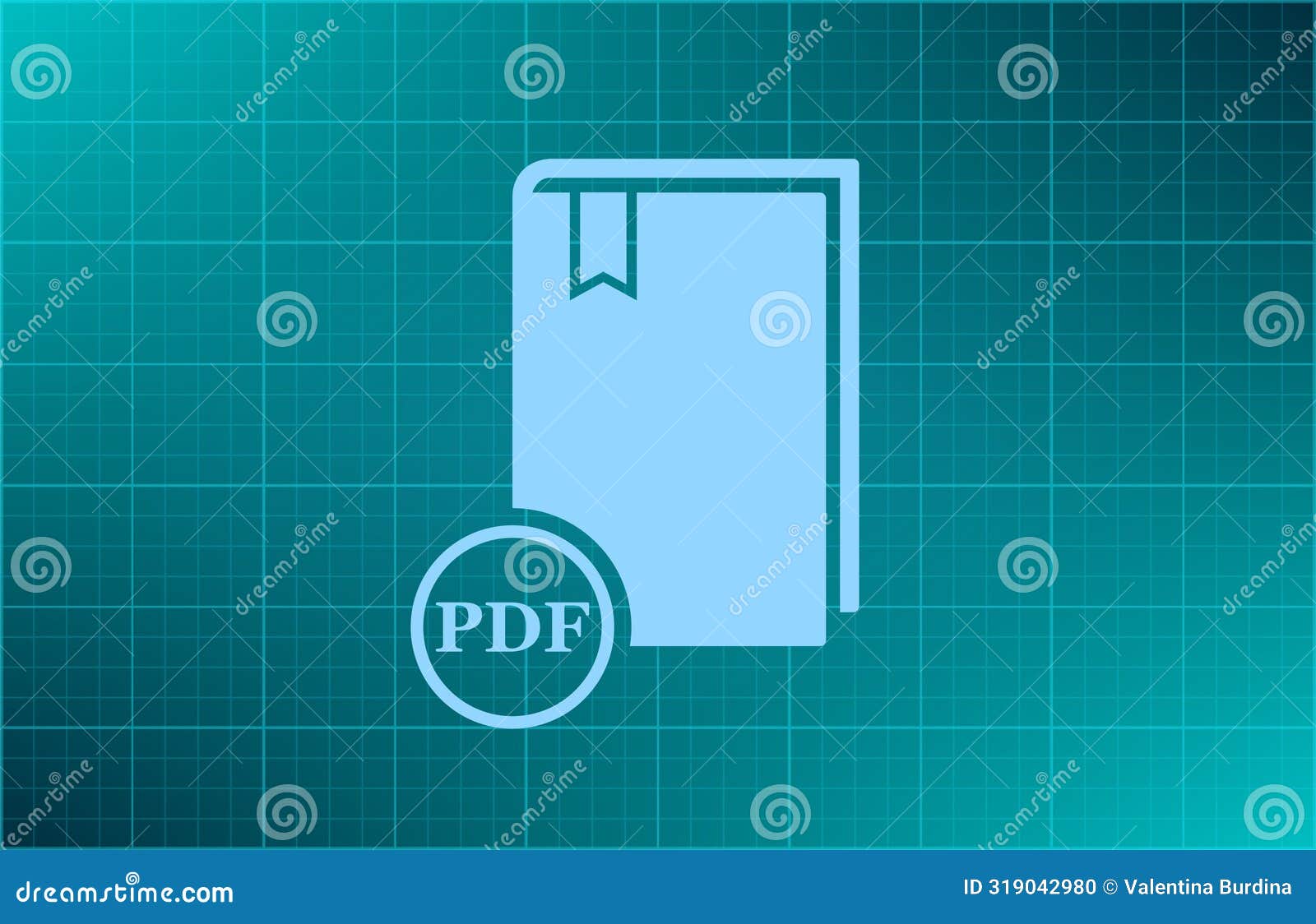 Vector Illustration Blue Background Stock Vector - Illustration of sign ...