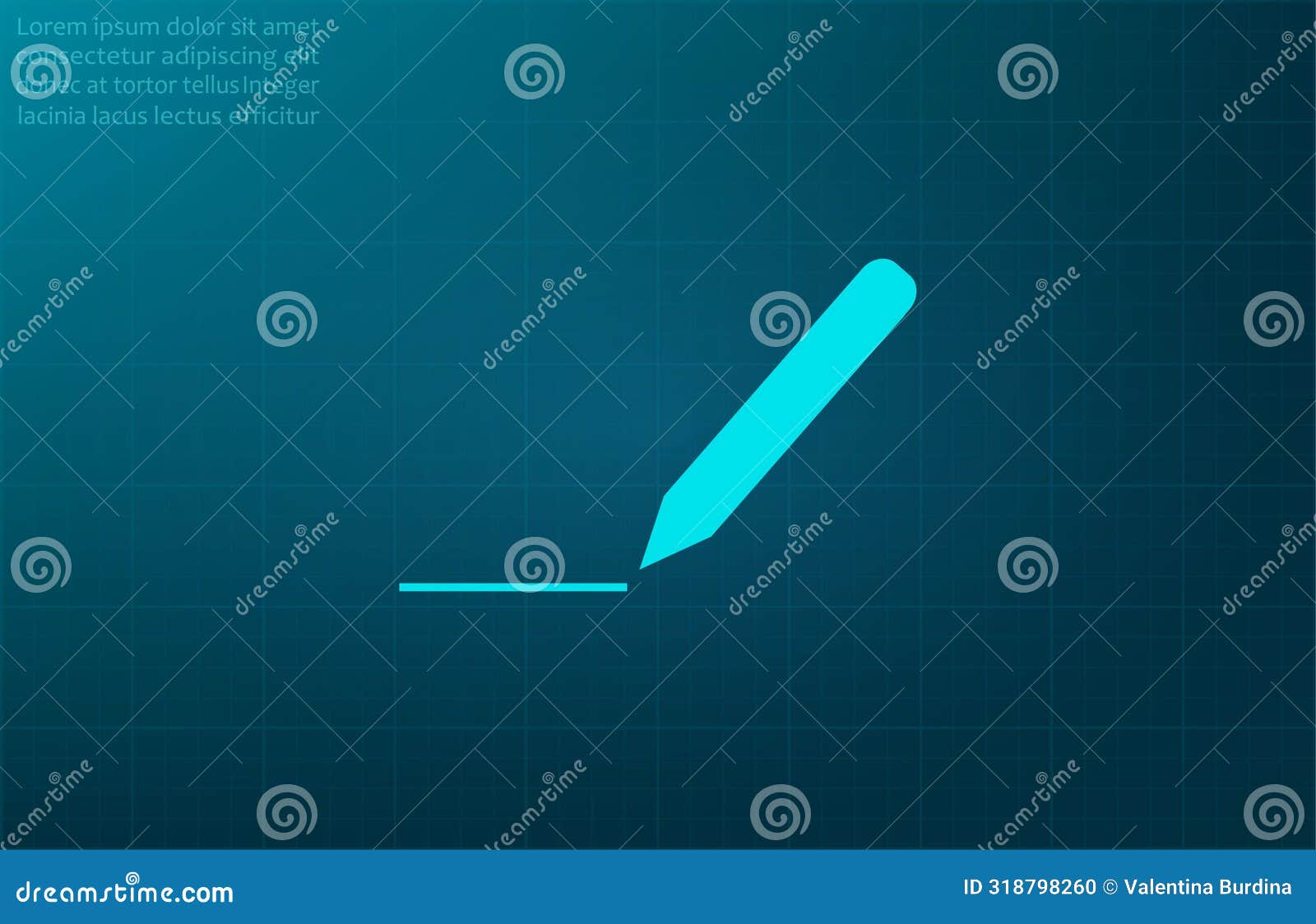 Vector Illustration, Blue Background Stock Vector - Illustration of ...