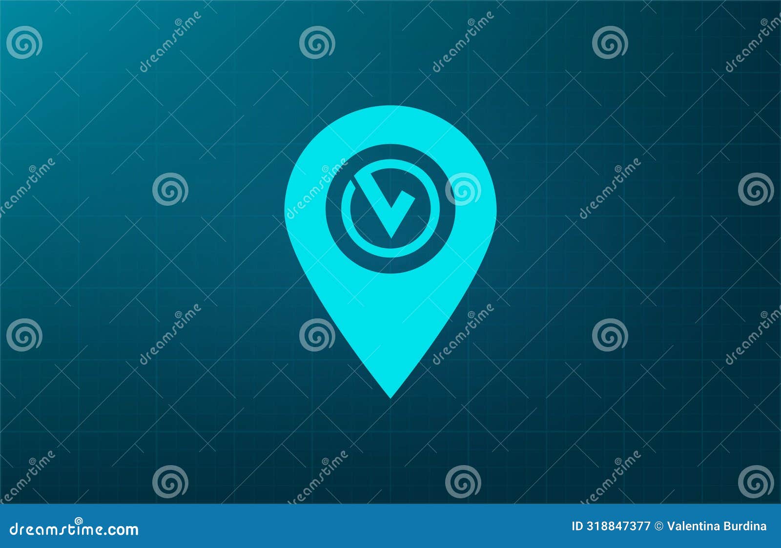 Vector Illustration, Blue Background Stock Vector - Illustration of ...