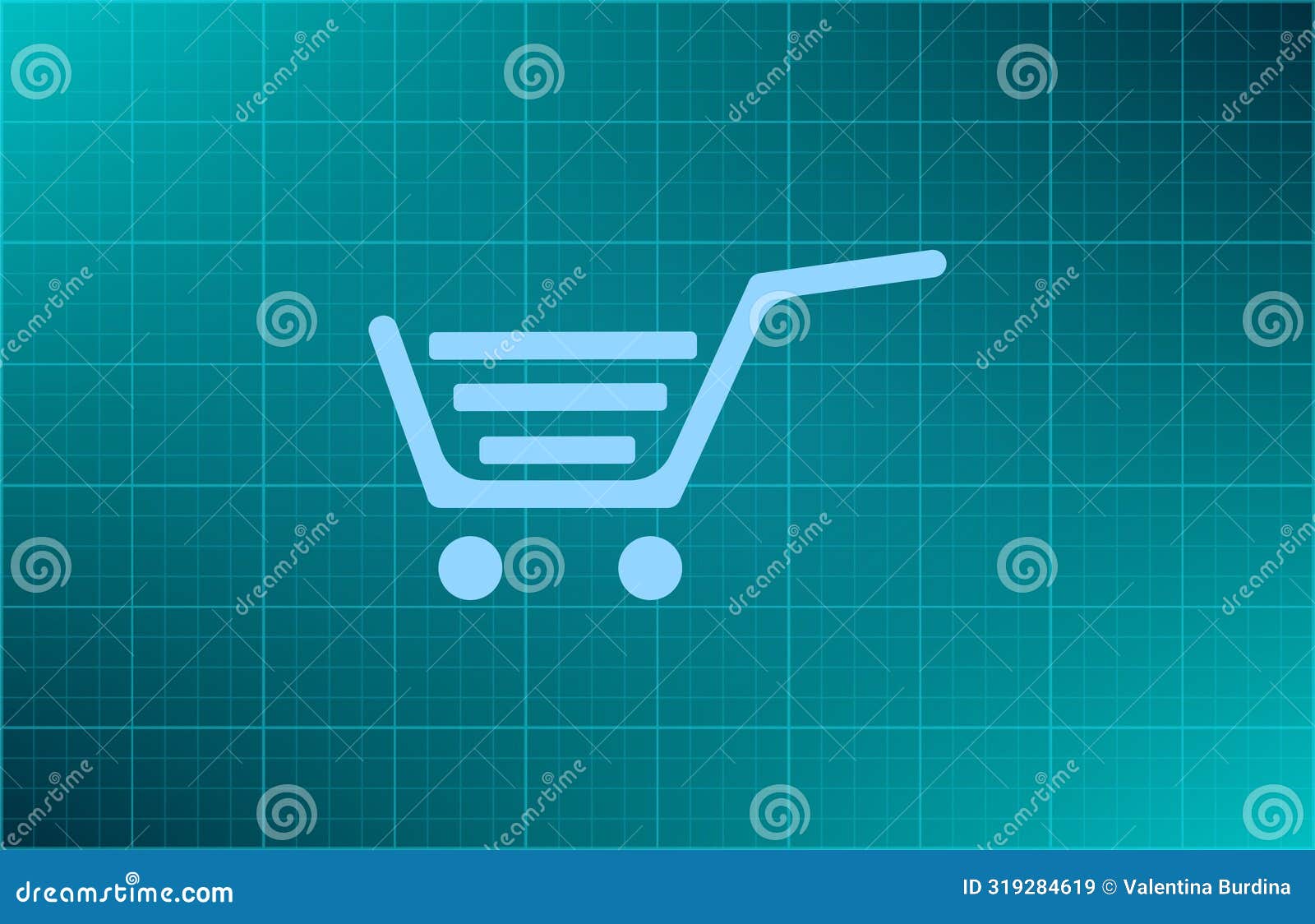 Vector Illustration Blue Background Stock Vector - Illustration of ...