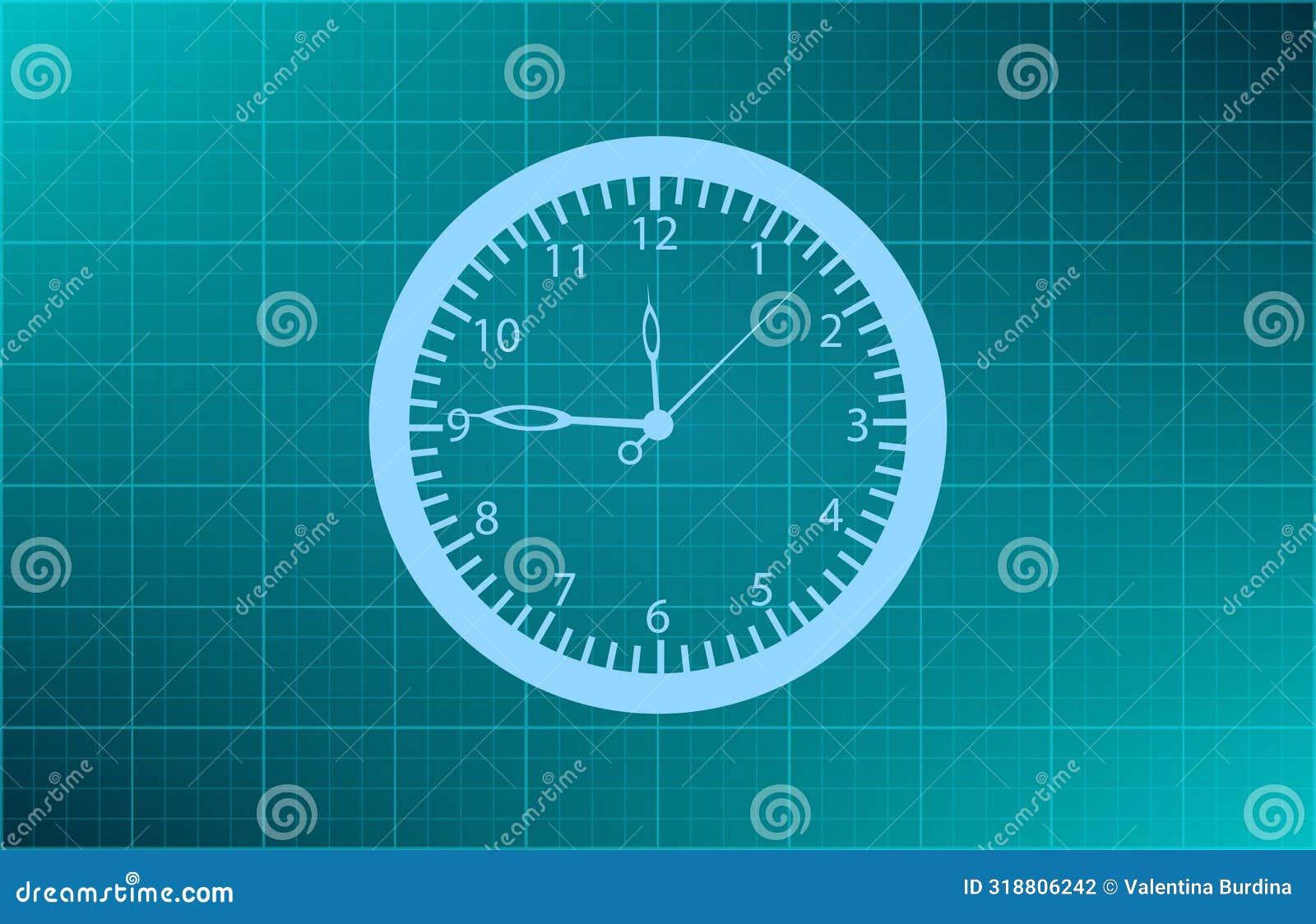 Vector Illustration Blue Background Stock Vector - Illustration of wall ...