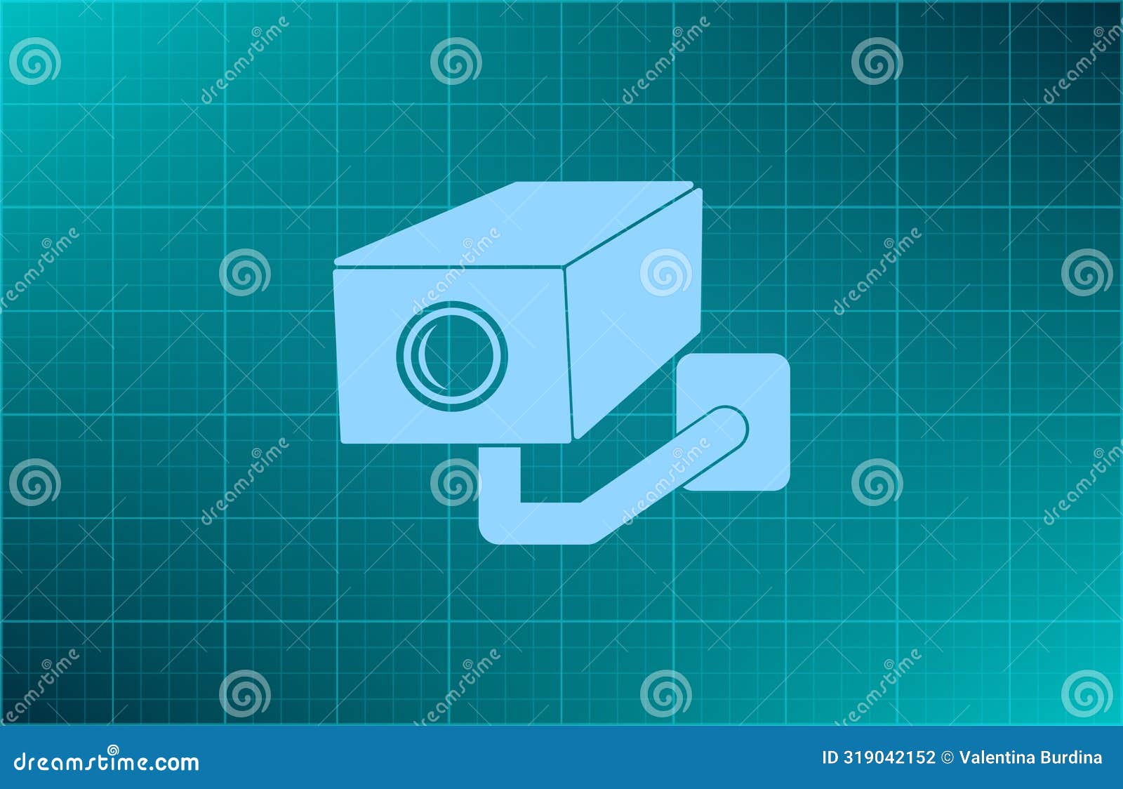 Vector Illustration Blue Background Stock Vector - Illustration of sign ...