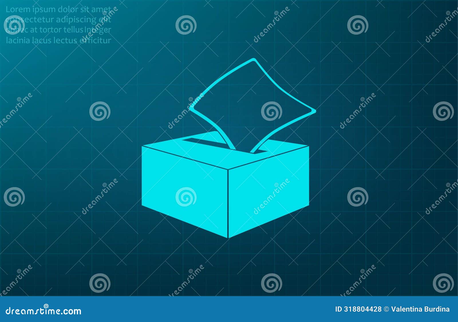 Vector Illustration, Blue Background Stock Vector - Illustration of ...