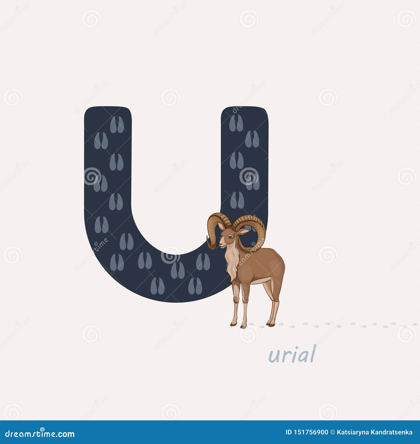 Dot To Dot Urial Animal Isolated Coloring Page Vector Illustration ... Dot To Dot Urial Animal Isolated Coloring Page Vector Illustration ...