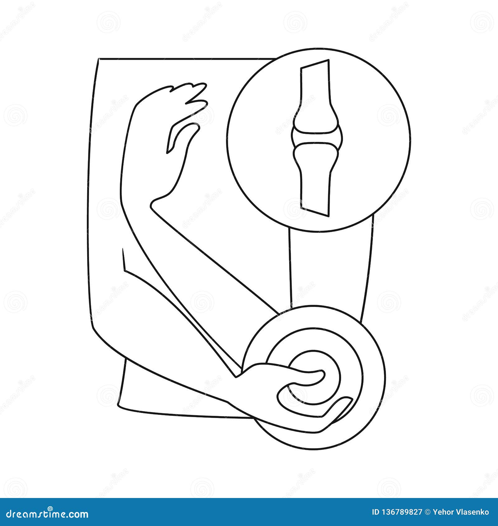 Vector Design of Bone and Inflammation Icon. Collection of Bone and ...