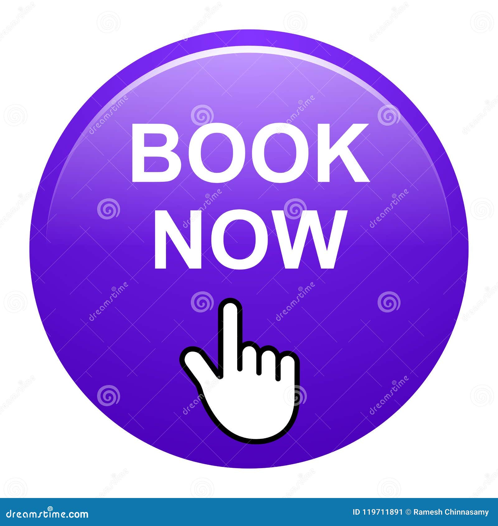 Book now button stock vector. Illustration of customer - 119711891