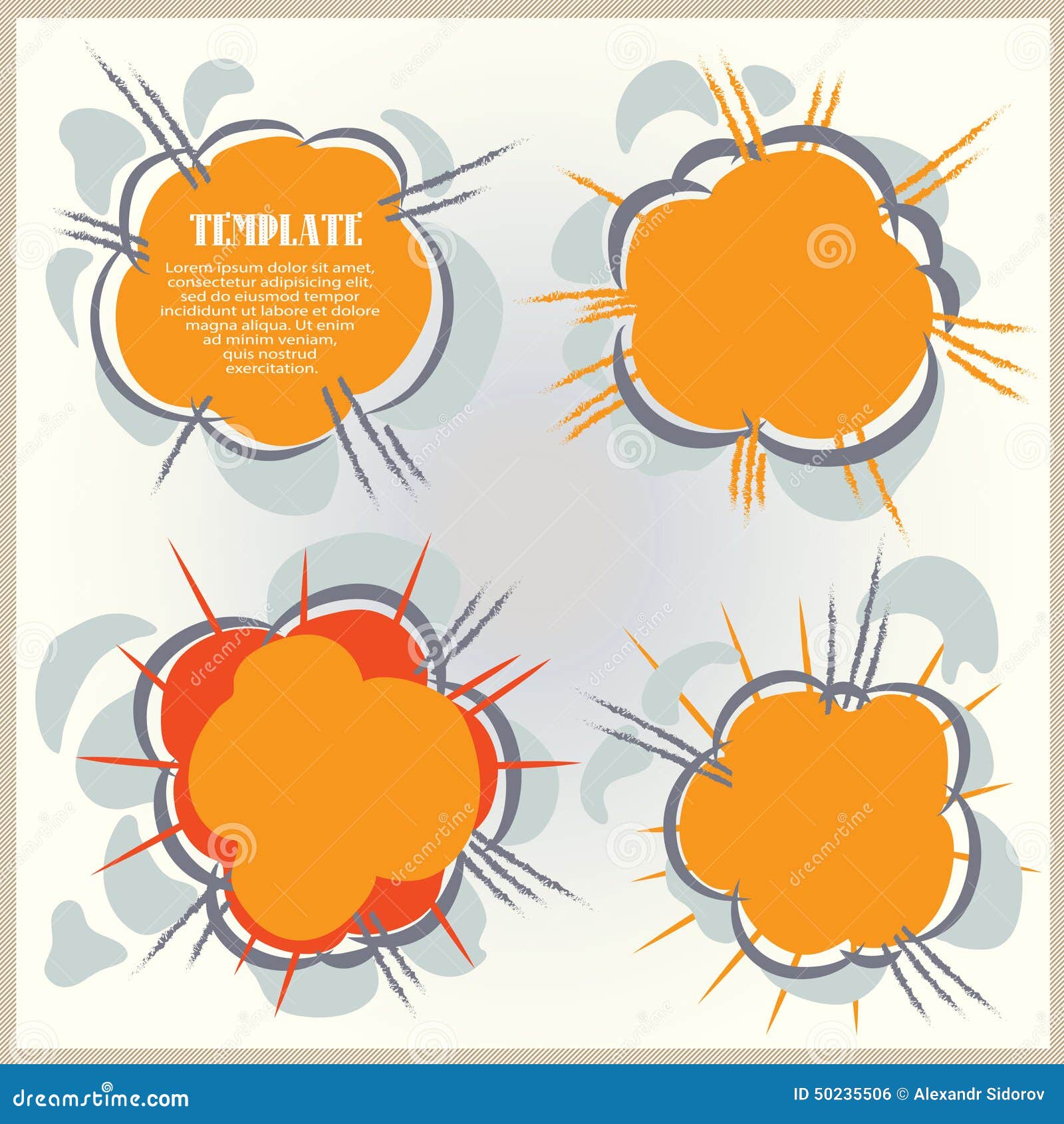 Vector Illustration. Boom. Comic Book Explosion. Stock Vector ...