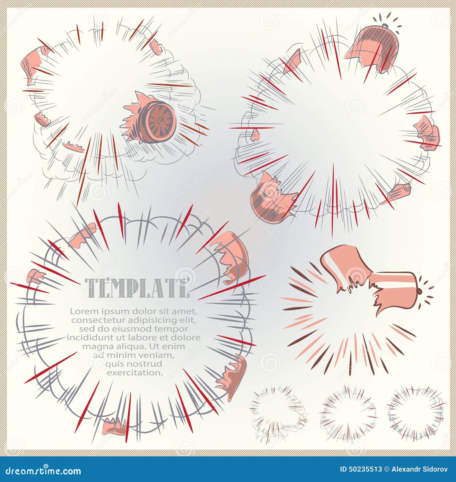 Vector Illustration. Boom. Comic Book Explosion. Stock Vector ...