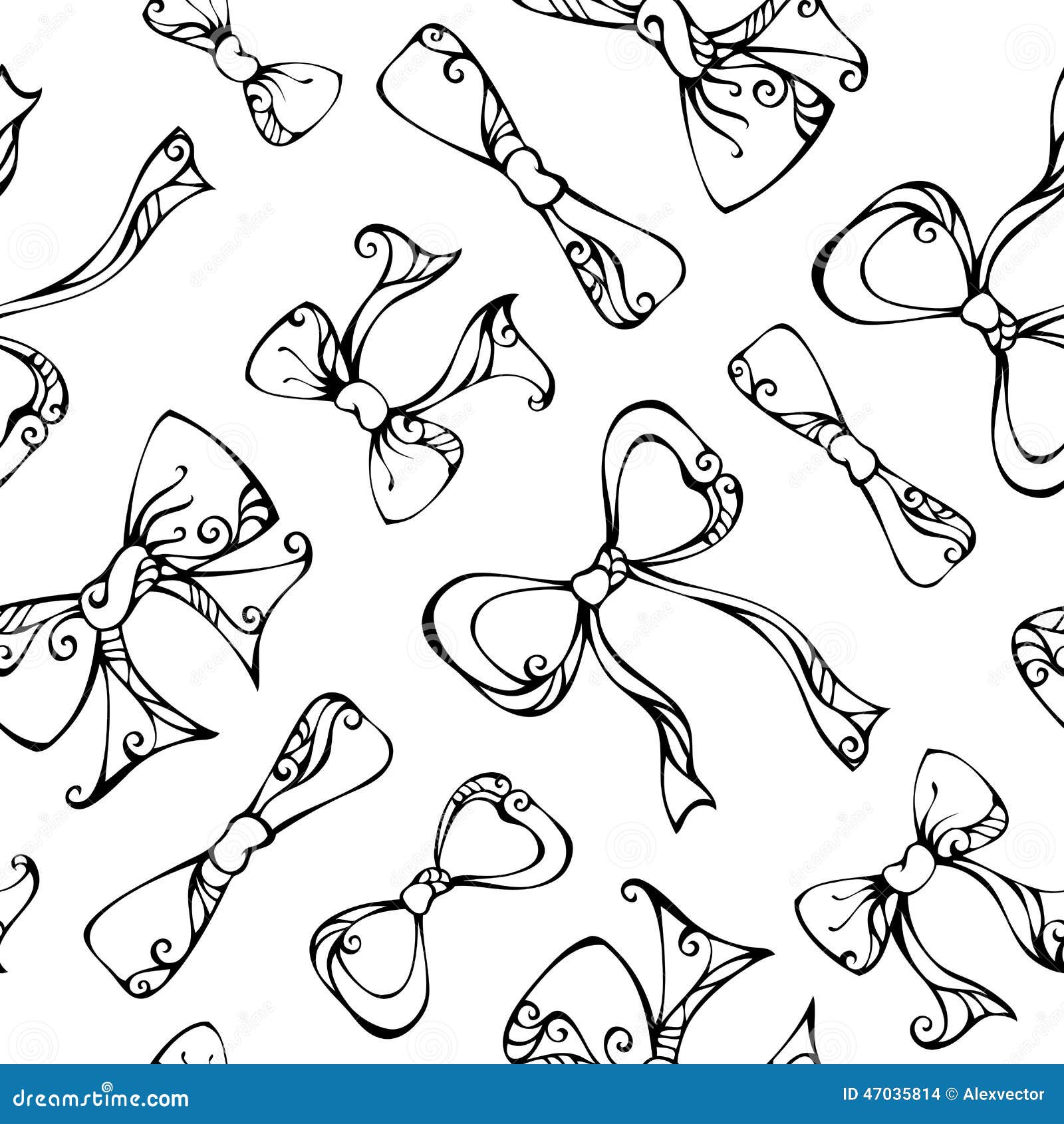 Vector Illustration of Bow Texture. Stock Vector - Illustration of ...