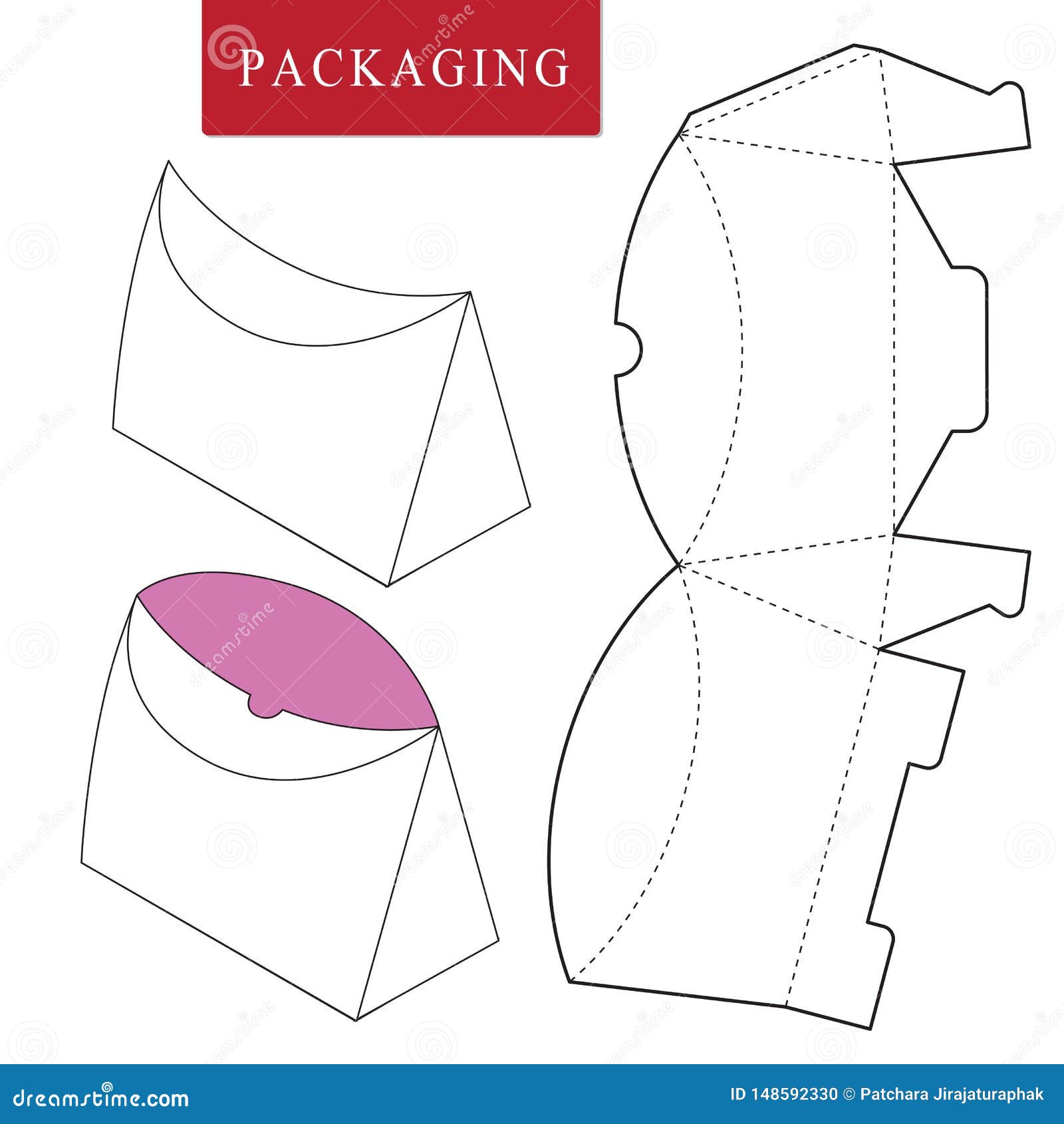 Macaron Box Template