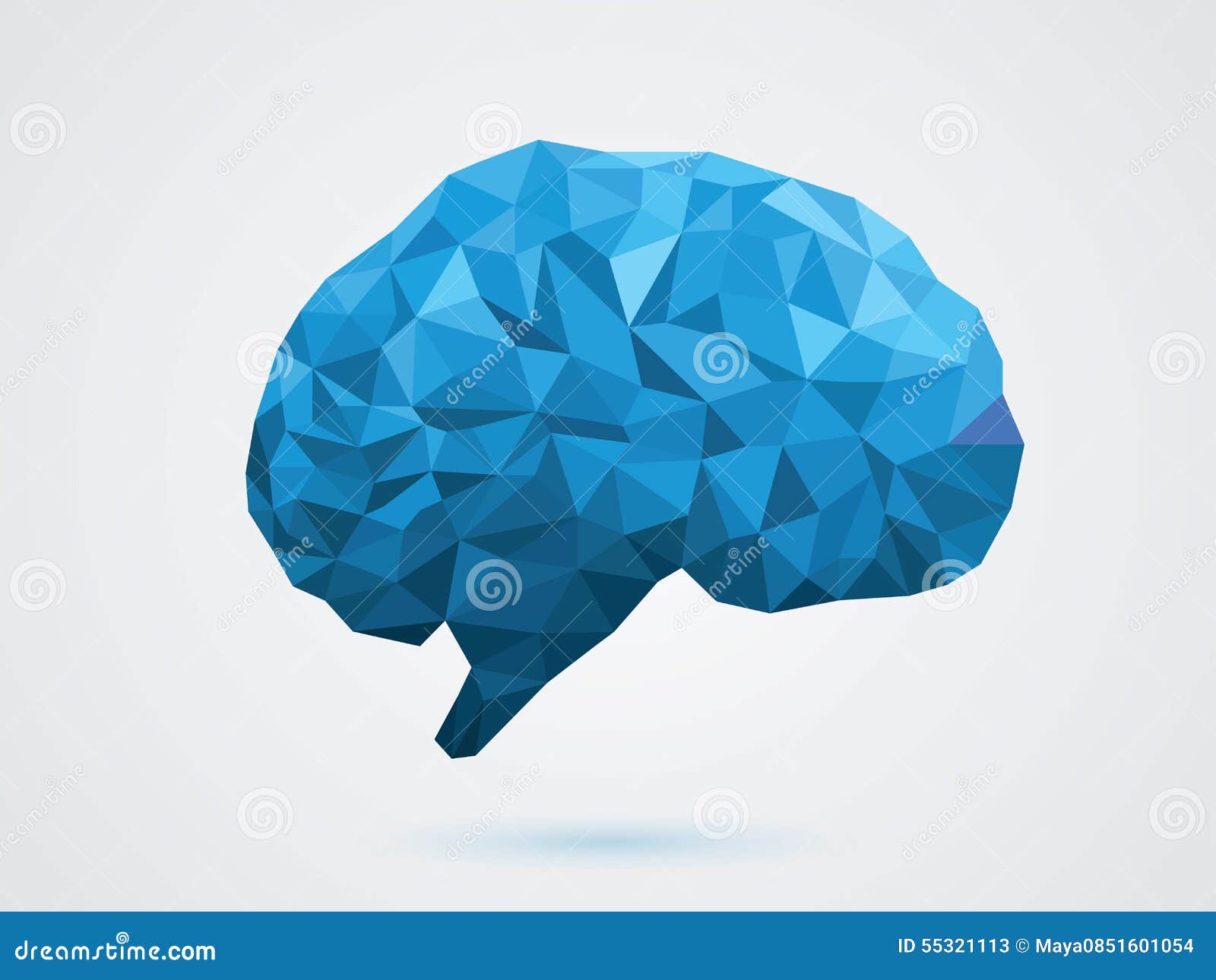 Vector Illustration of the Brain Stock Vector - Illustration of ...