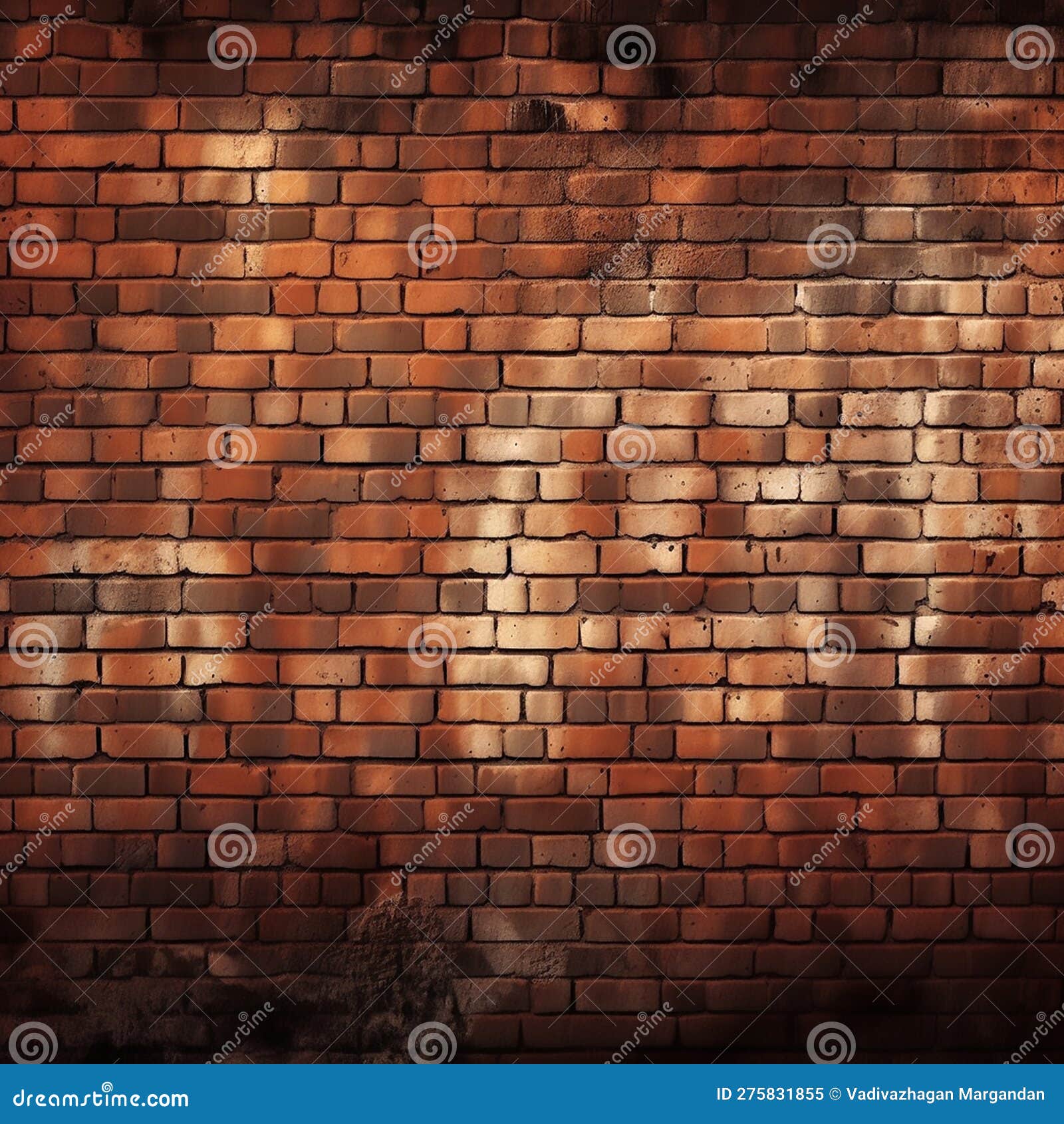 Vector Illustration of a Brick Wall Stock Illustration - Illustration ...