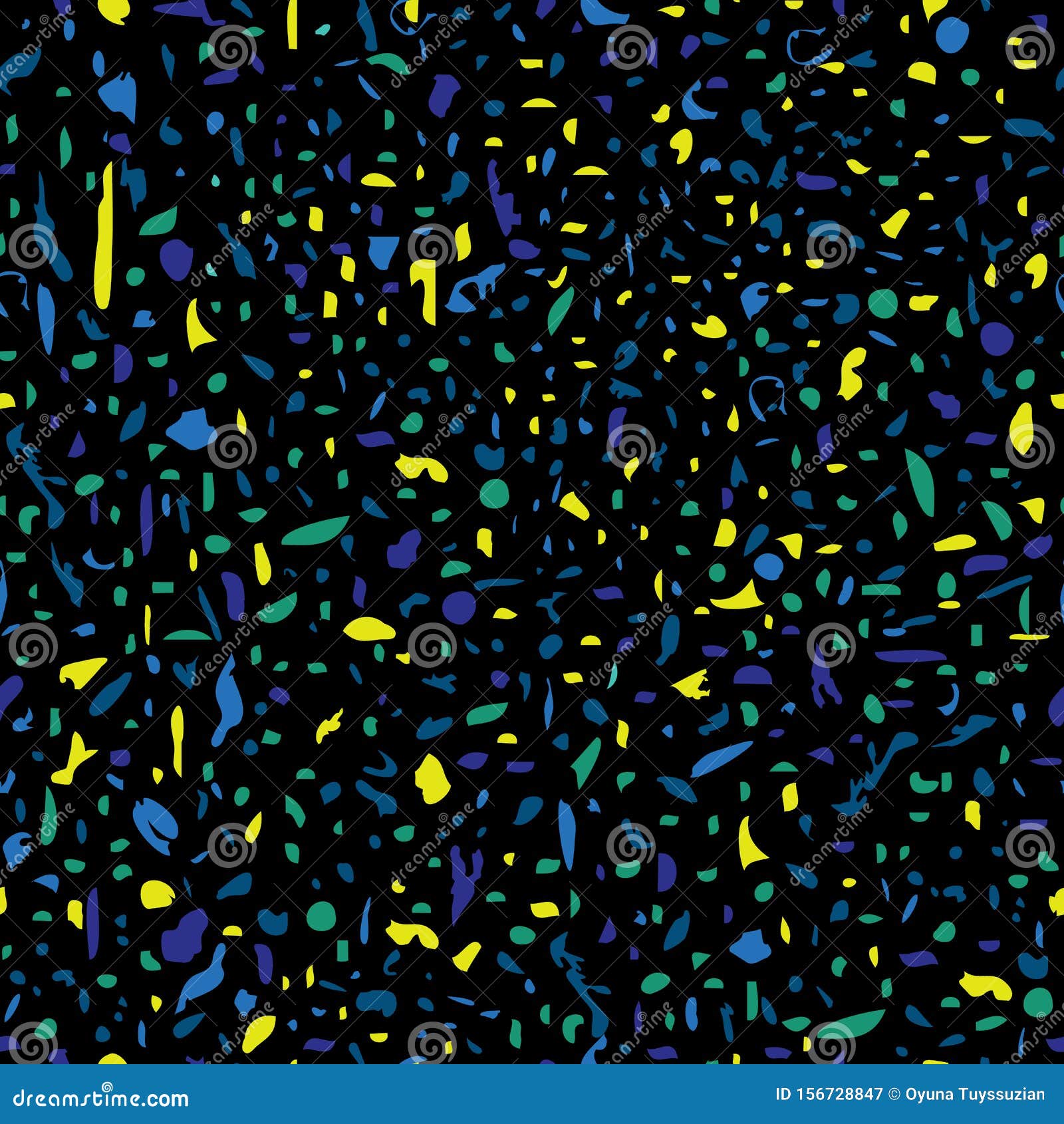 Vector Illustration of Bright Confetti Stock Vector - Illustration of ...