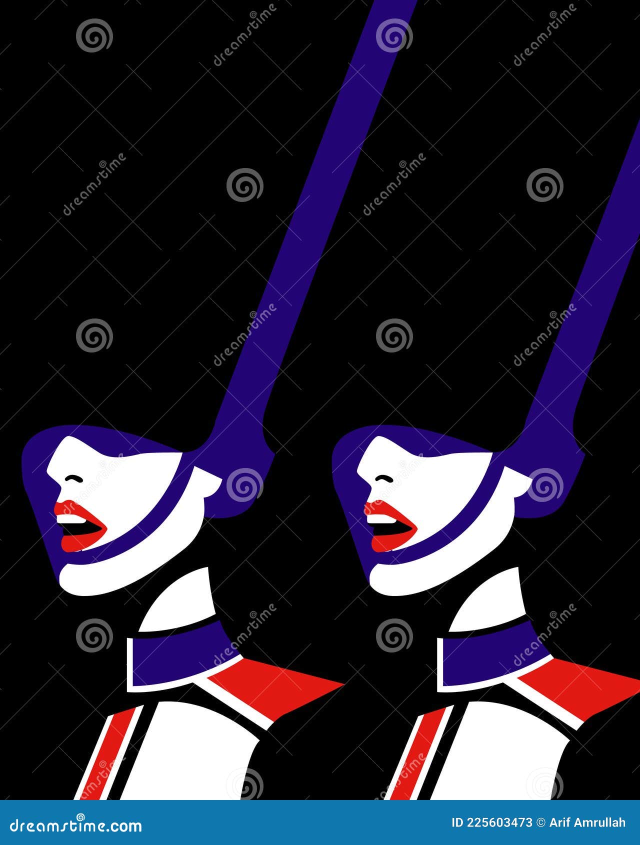 Vector Illustration of British Royal Guards Royal Guards Stock Vector ...