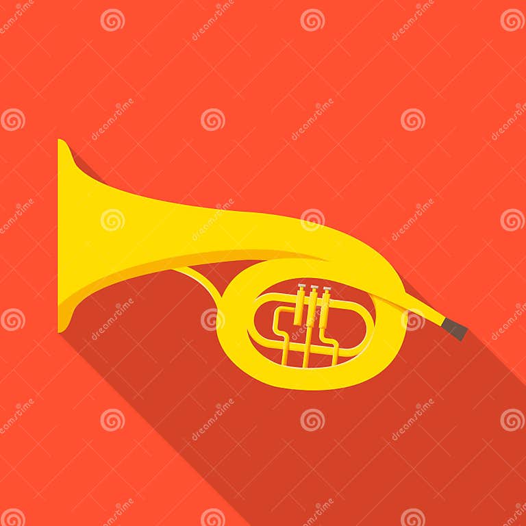 Vector Design of Bugle and Trumpet Symbol. Graphic of Bugle and Wind ...