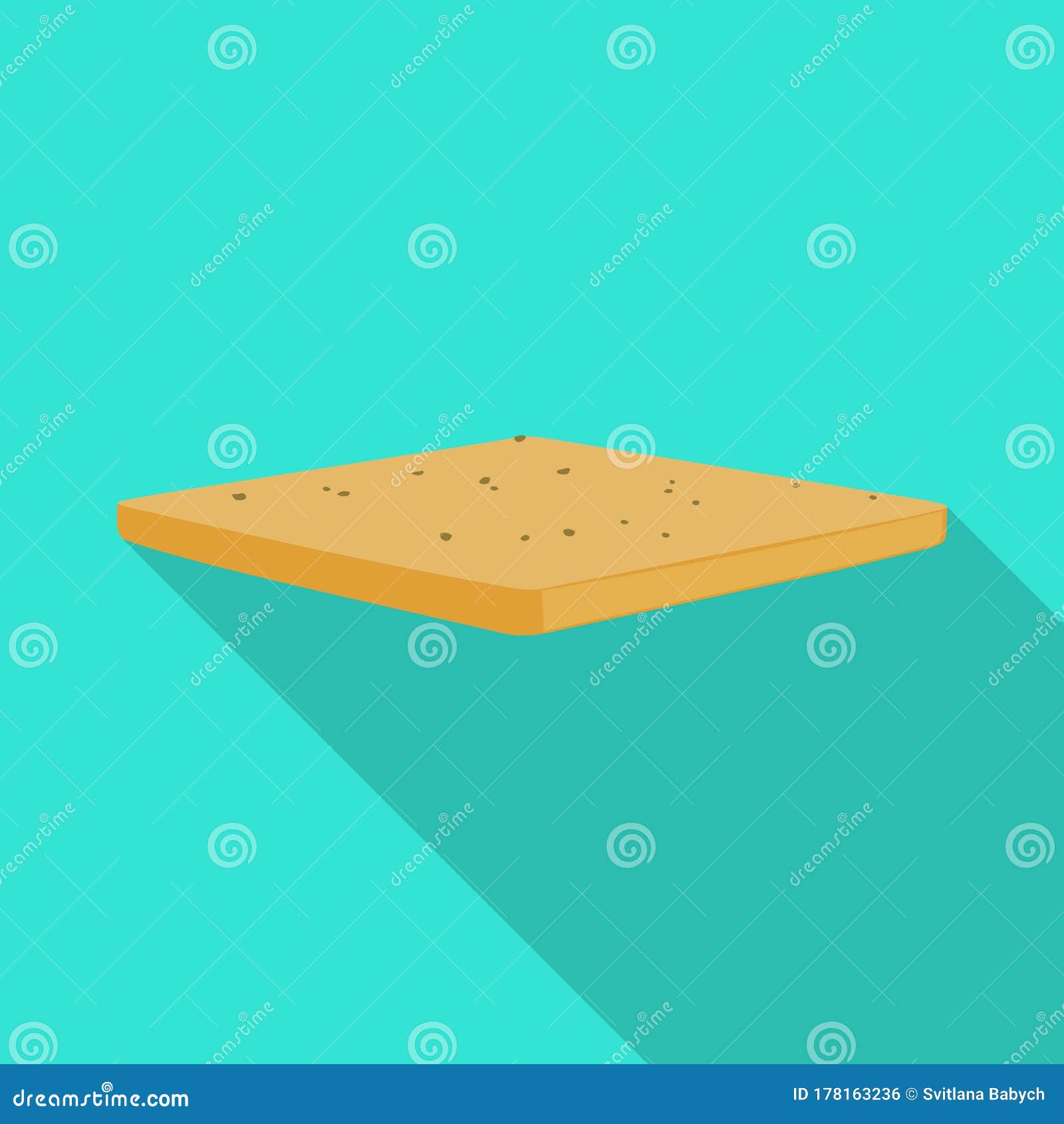 Vector Illustration of Bun and Bread Symbol. Graphic of Bun and Slice ...