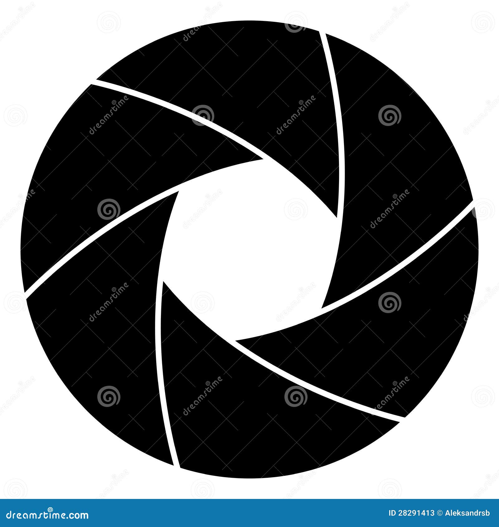 Vector Illustration Of Camera Shutter Stock Vector Illustration Of