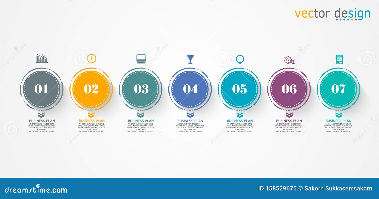 Vector Illustration Can Be Used for Process Presentations, Layout ...