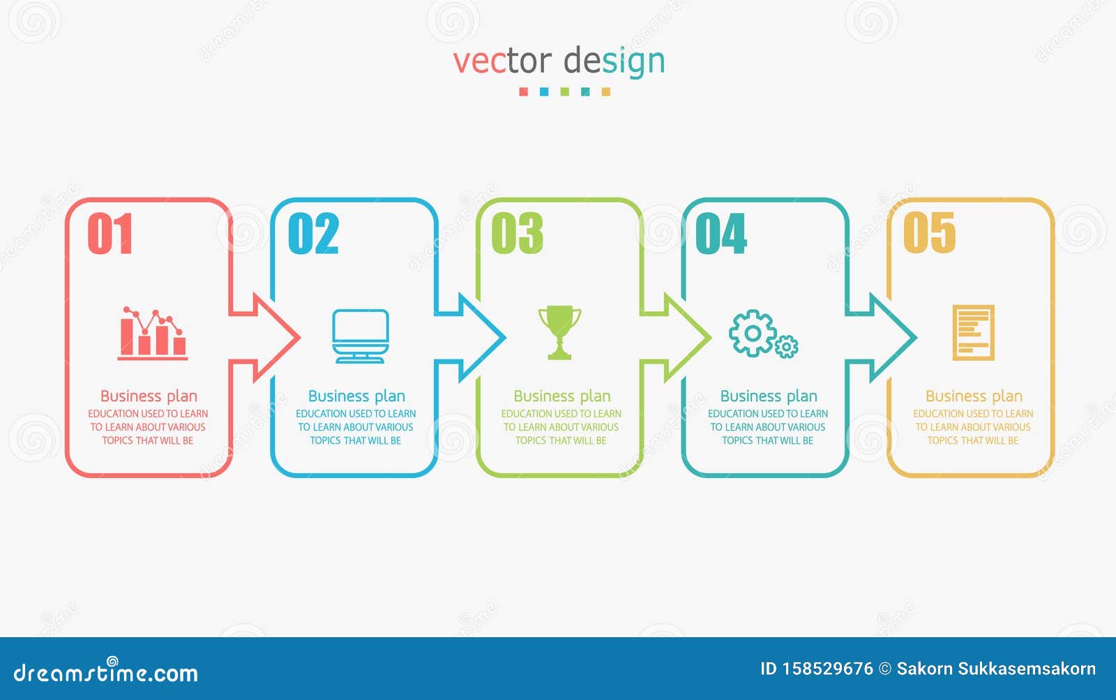 Vector Illustration Can Be Used Process, Presentations, Layout, Banner ...