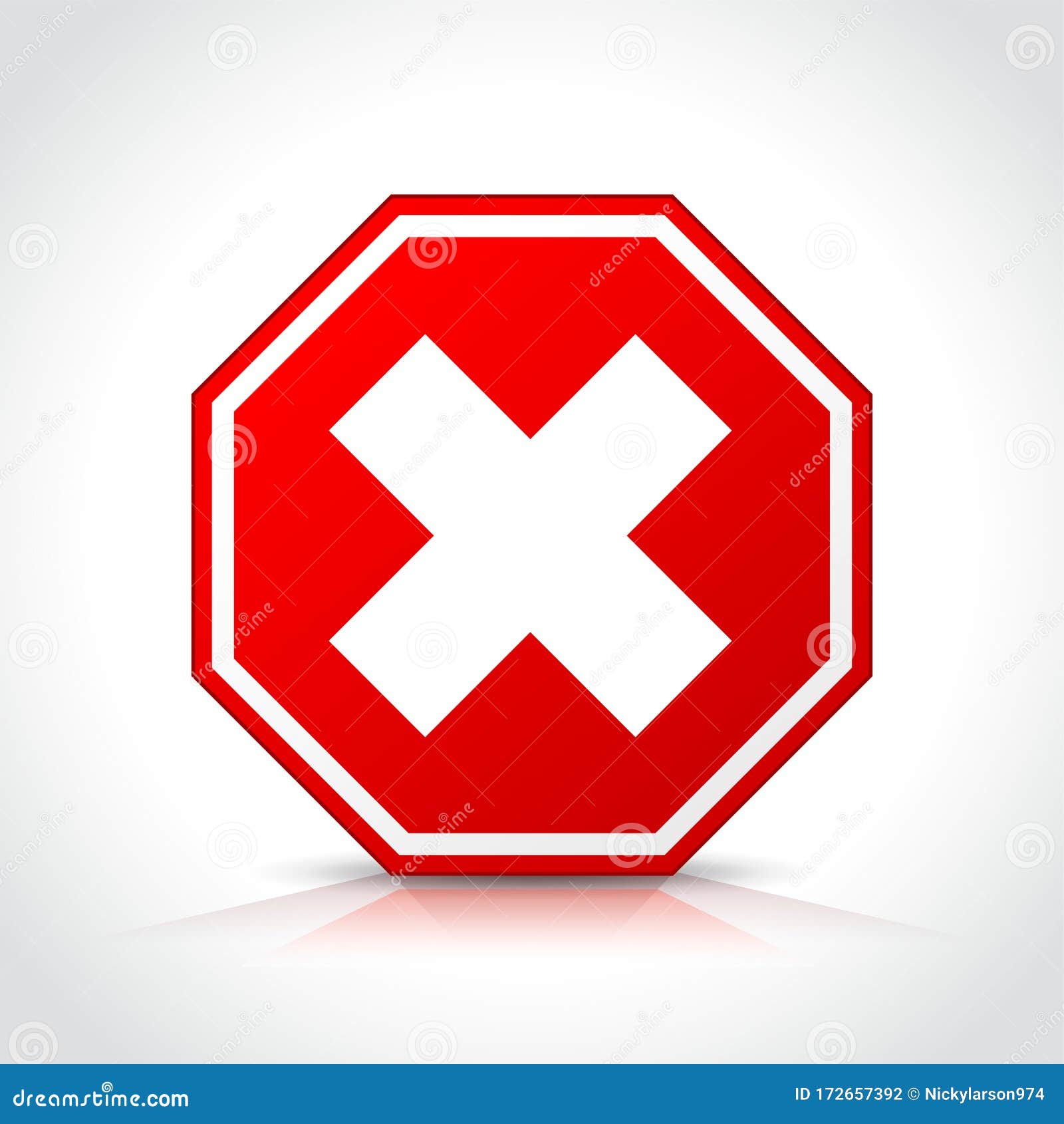 Illustration of Cancel Icon Red Symbol Stock Vector - Illustration of ...