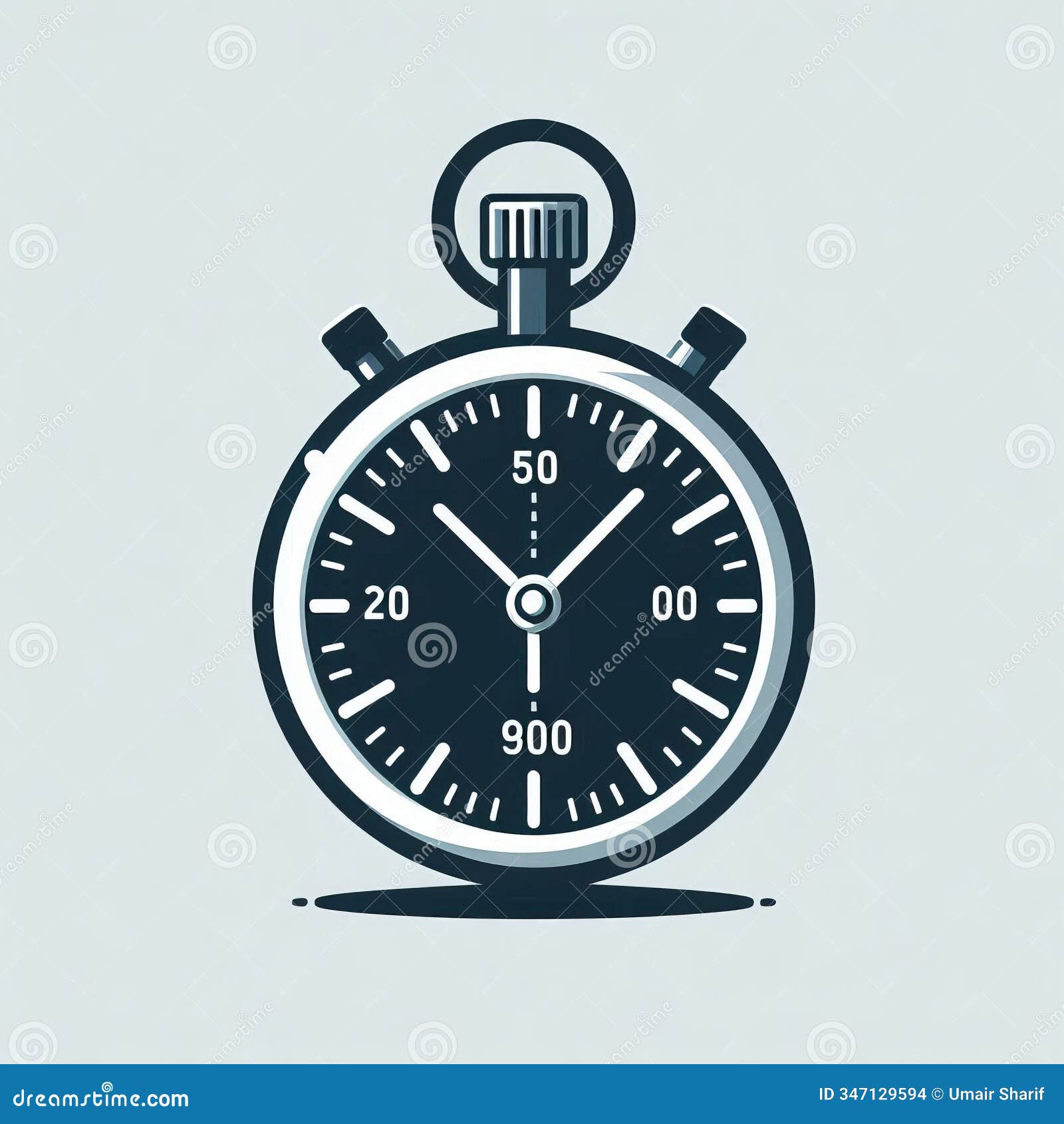 Ticking Time stock illustration. Illustration of race - 347129594