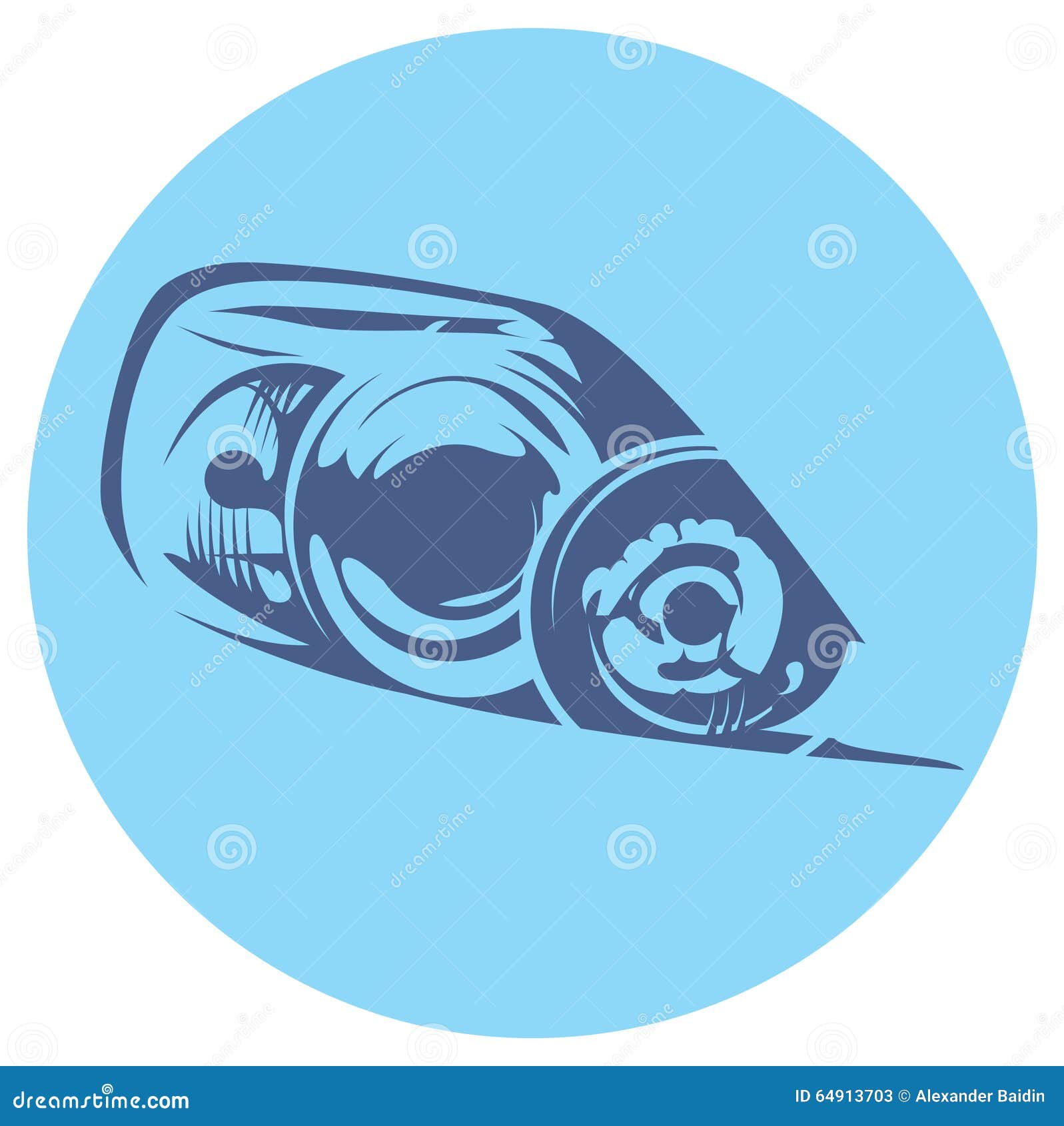 Beacon Headlight Effect In Fog Isolated On Transparent Background ...