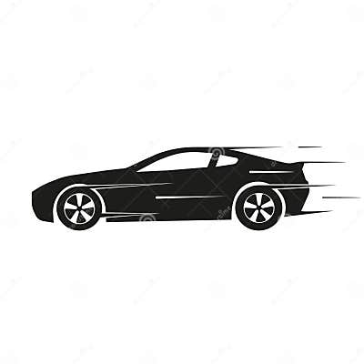 Vector Illustration of Car Speed Icon. Isolated. Stock Vector ...