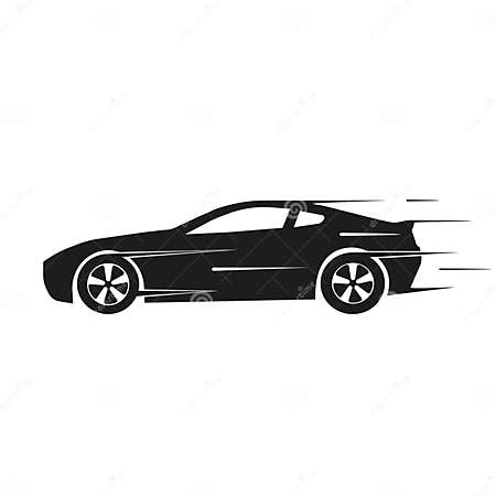 Vector Illustration of Car Speed Icon. Isolated. Stock Vector ...