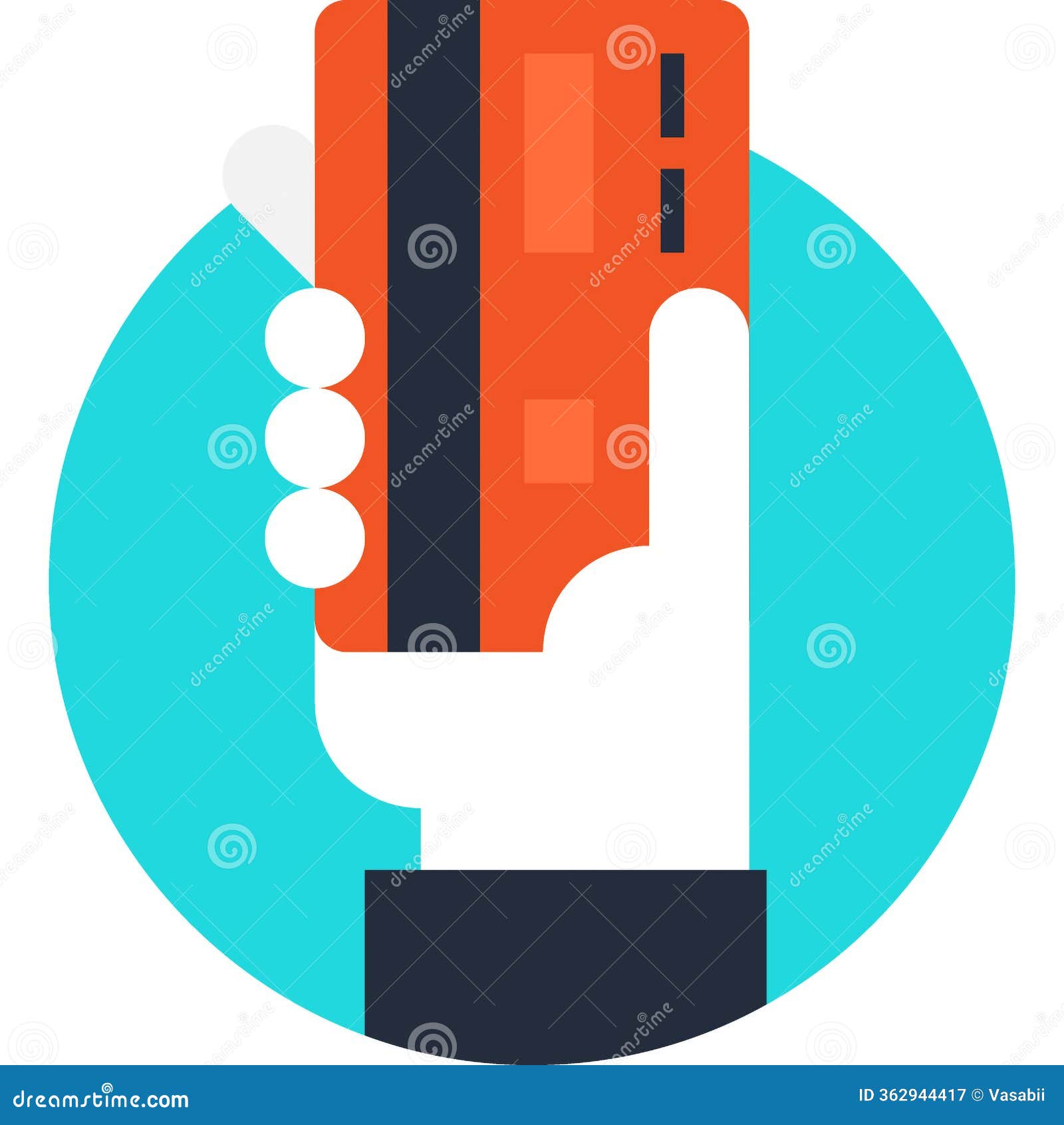 Card Payment Success Cashless Financial Banking Transaction Complete 3d ...