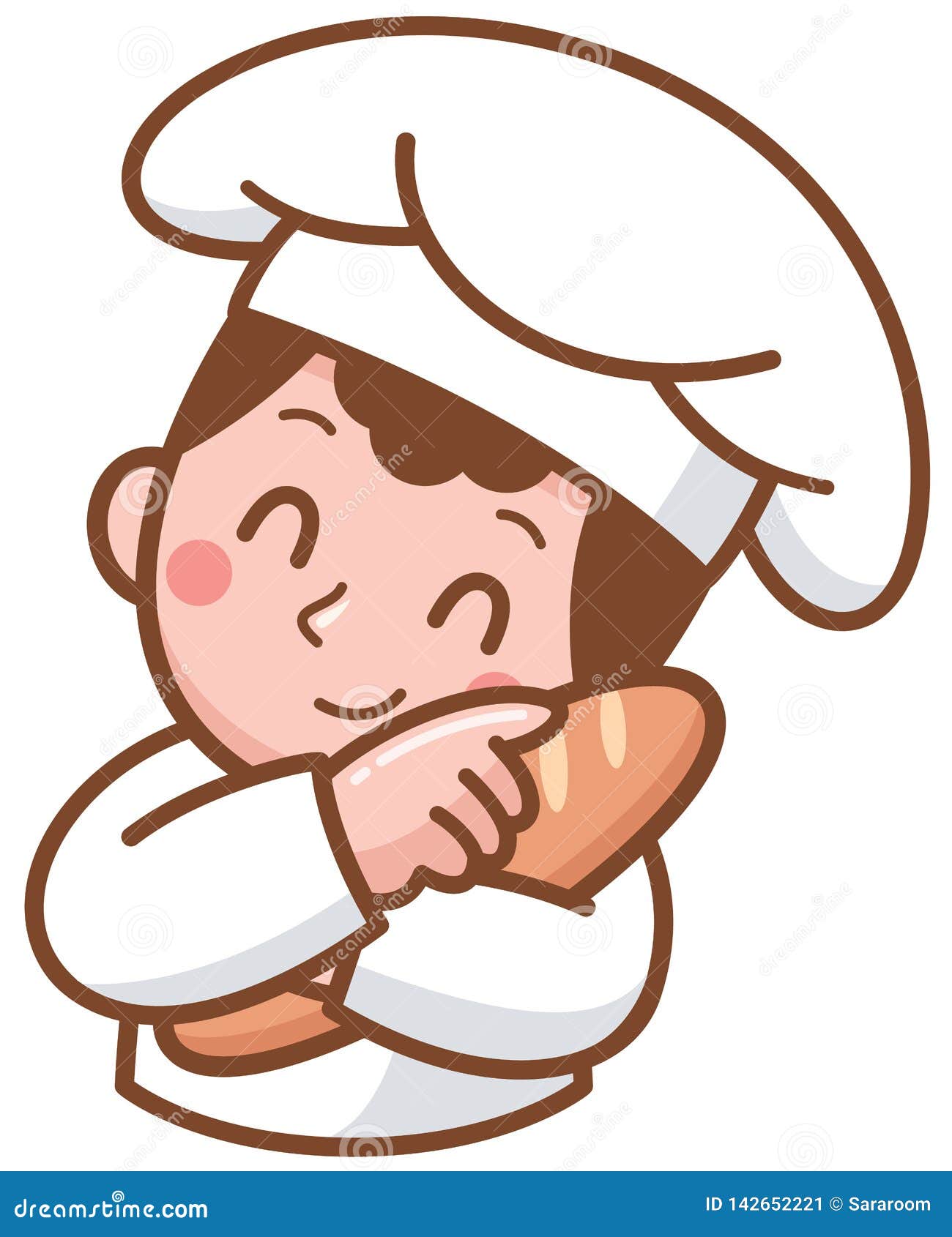 3D Cartoon Baker Character Stock Photography | CartoonDealer.com #202990286
