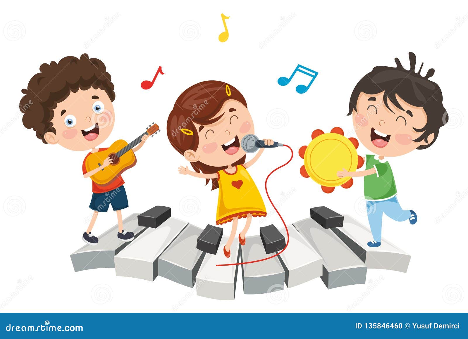 Vector Illustration of Cartoon Character Stock Vector - Illustration of ...