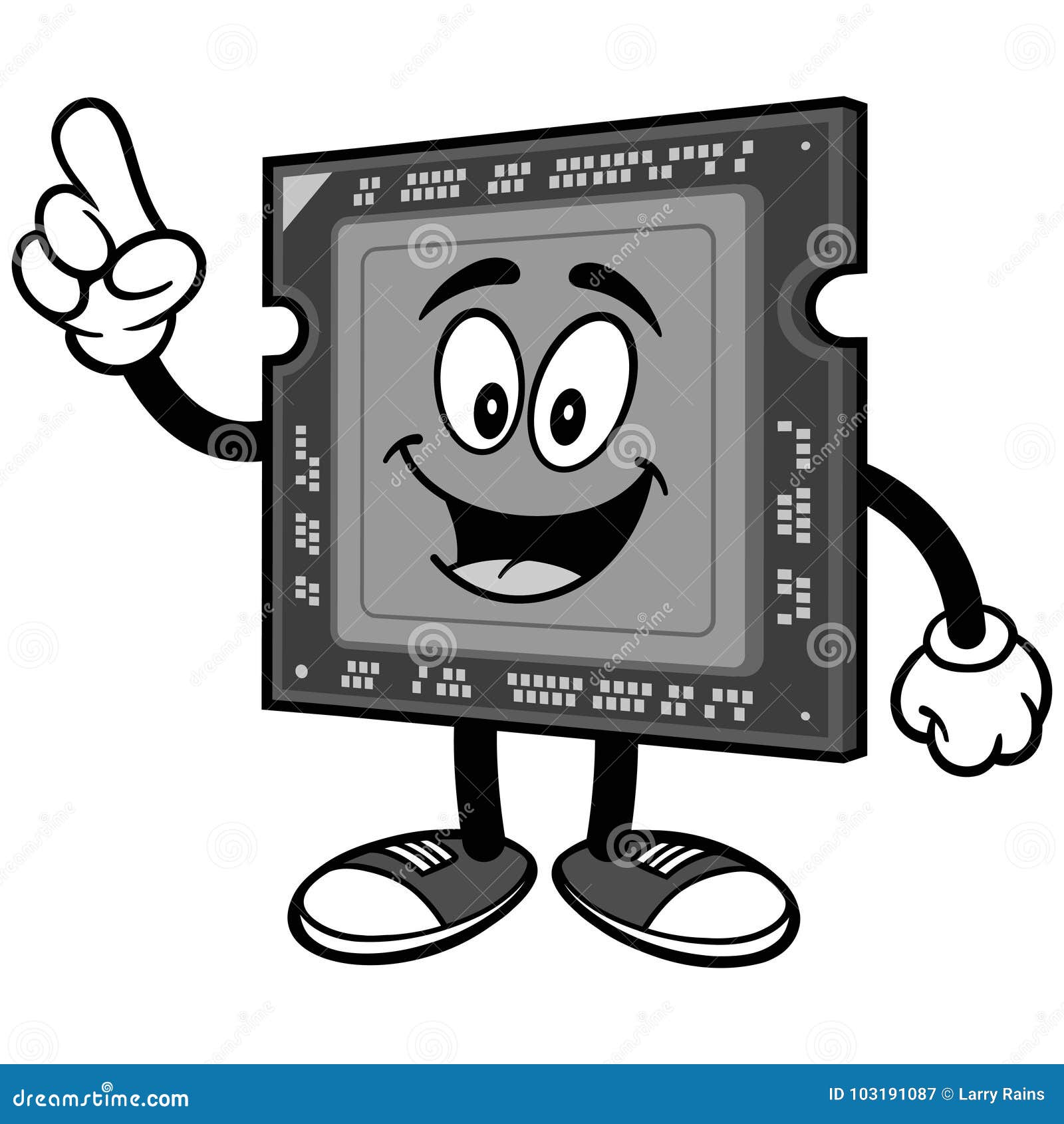 Computer Processor Talking Illustration Stock Vector - Illustration of ... Computer Processor Talking Illustration Stock Vector - Illustration of ...
