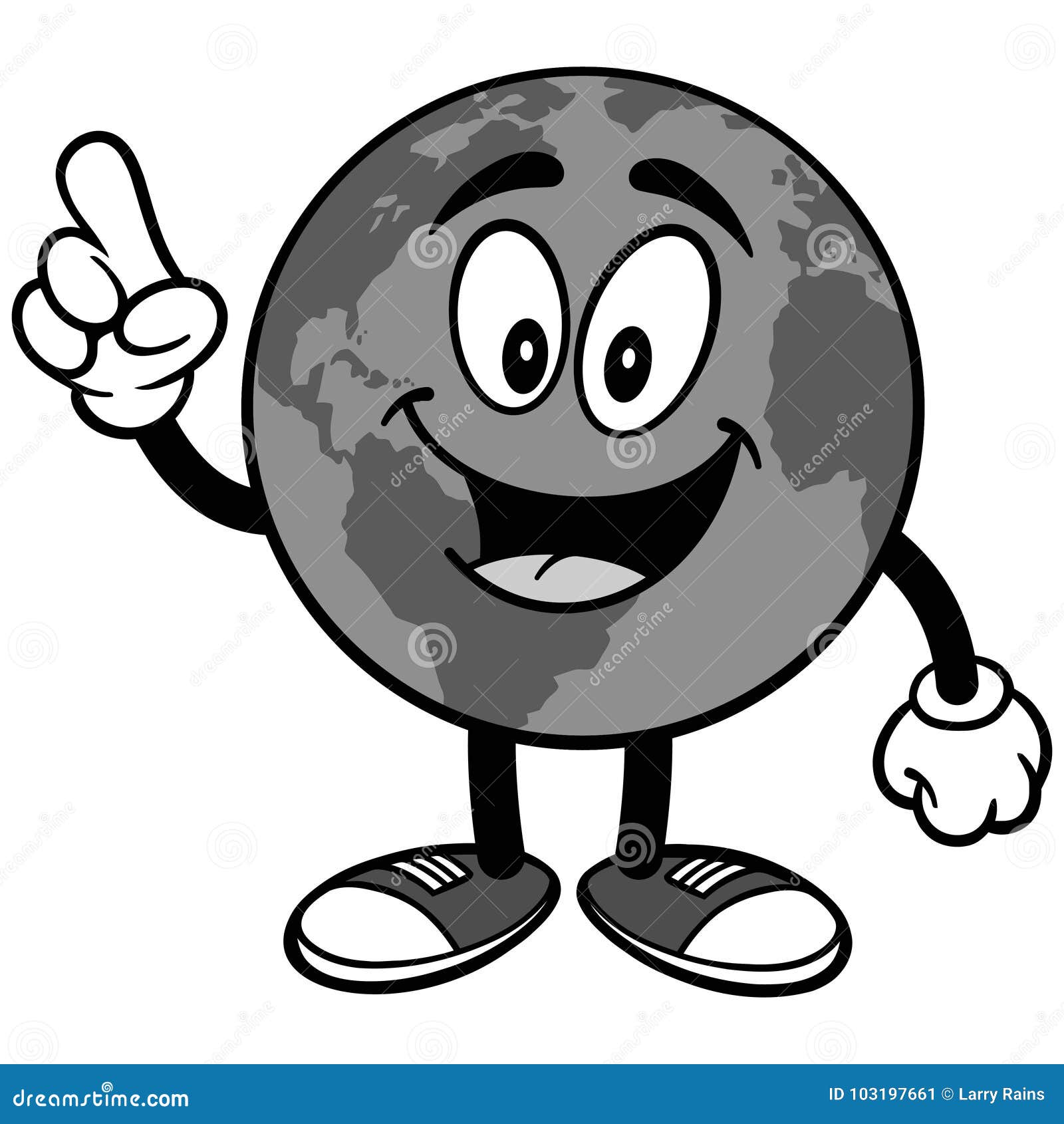 Earth Talking Illustration stock vector. Illustration of school - 103197661