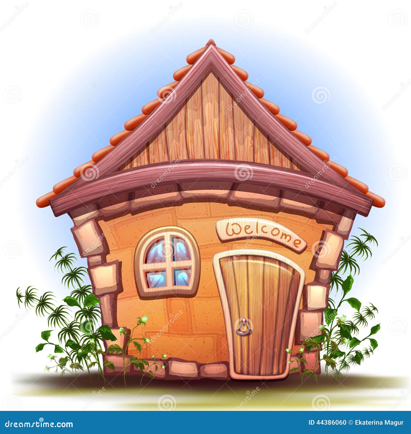 Vector Illustration of Cartoon Home Stock Vector - Illustration of ...