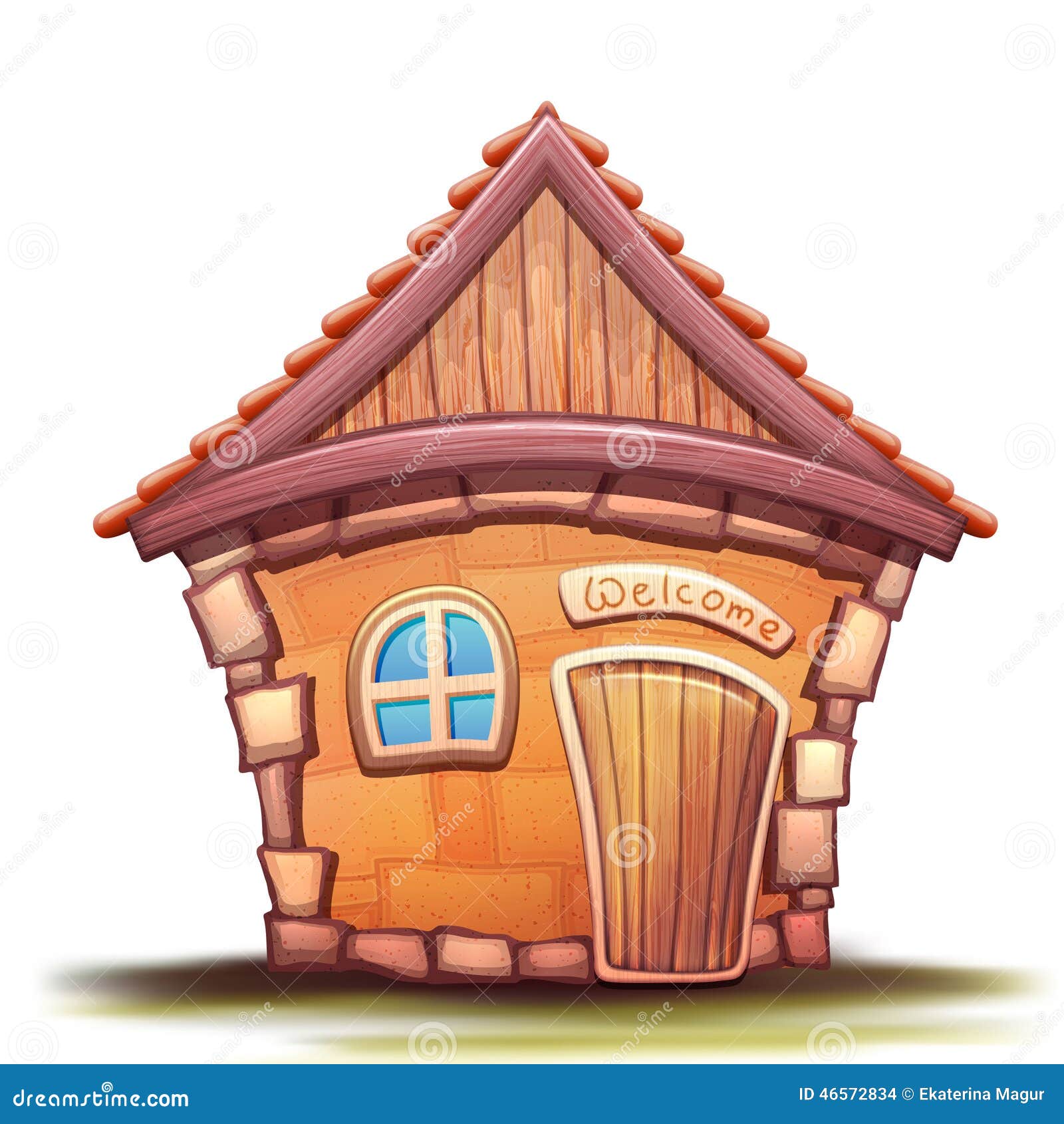 Vector Illustration Of Cartoon Home | CartoonDealer.com #46572834